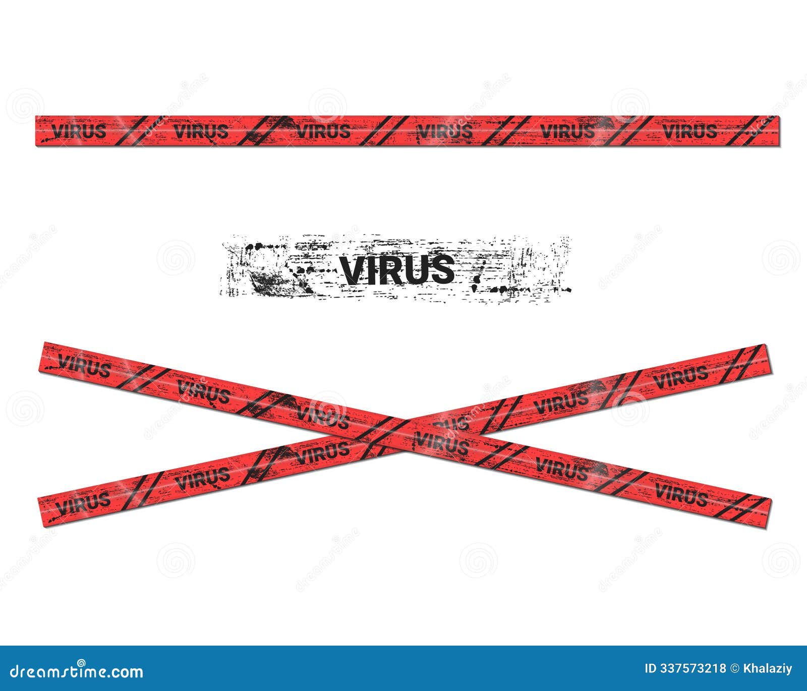 Old Grunge Virus Zone Warning Tape, Red Risk Stripe, Vector Stock ...