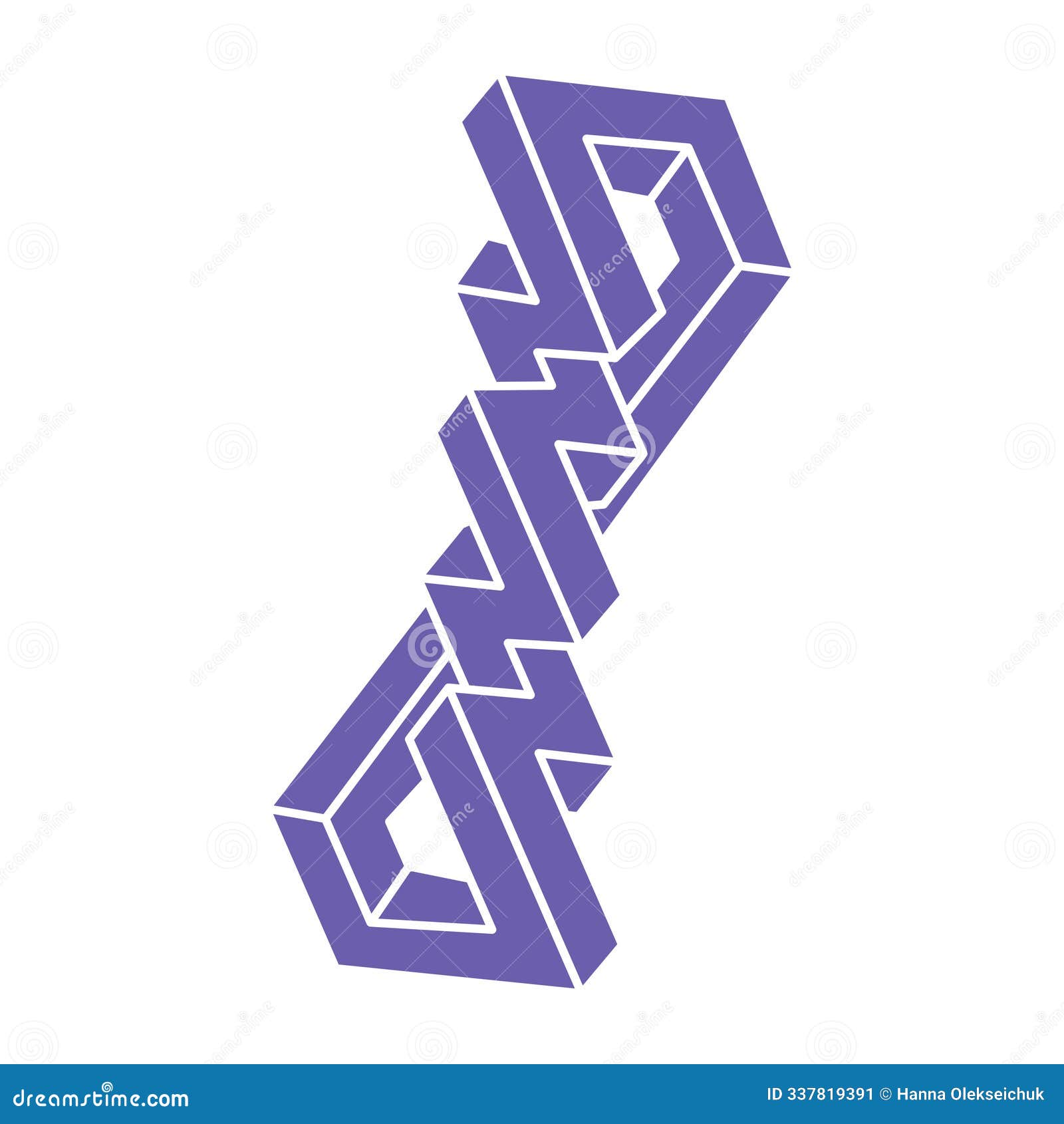 Impossible Shapes. Optical Illusion. Sacred Geometry Figure. Abstract ...