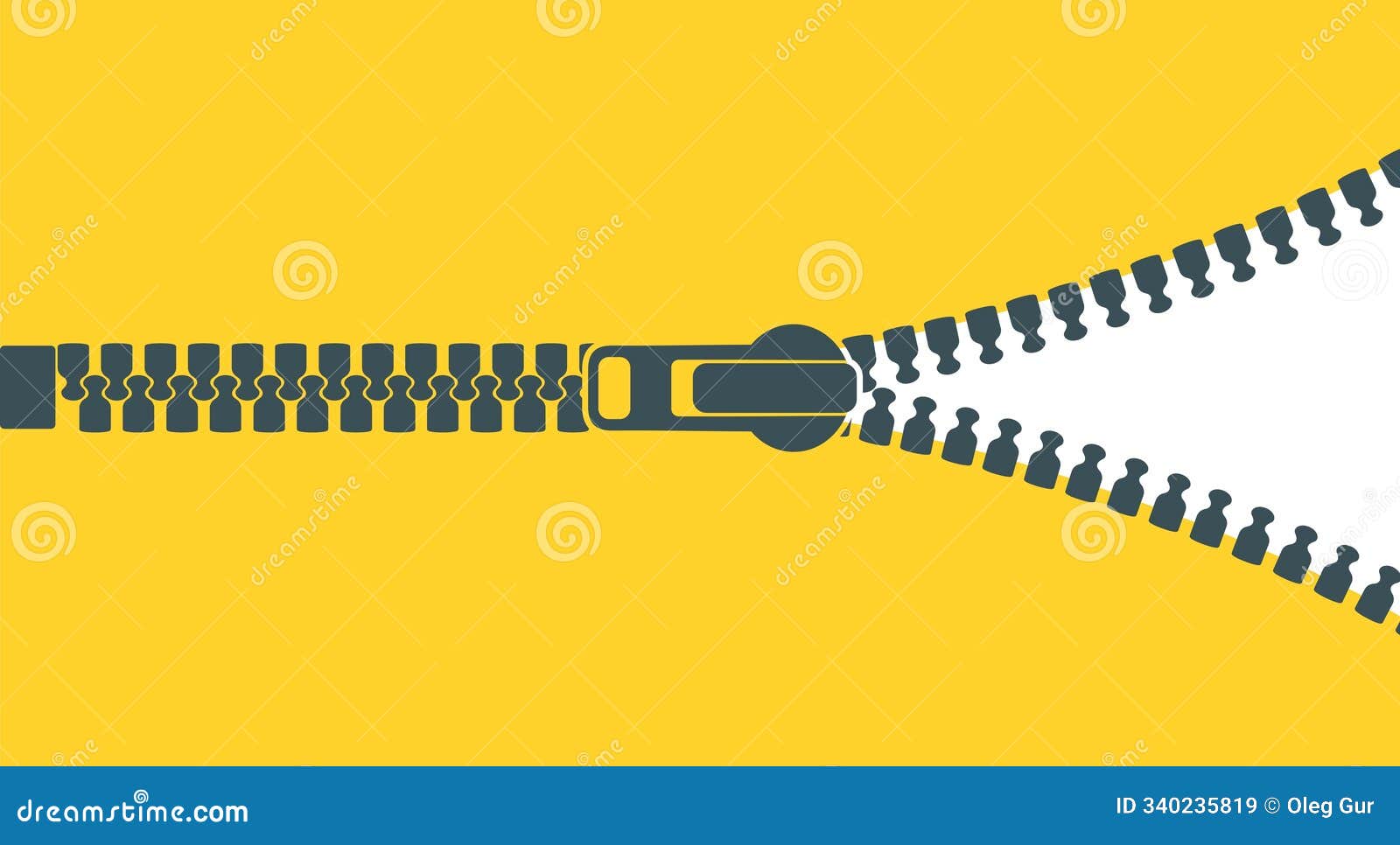 Zipper Logo. Isolated Zipper on White Background Stock Illustration ...
