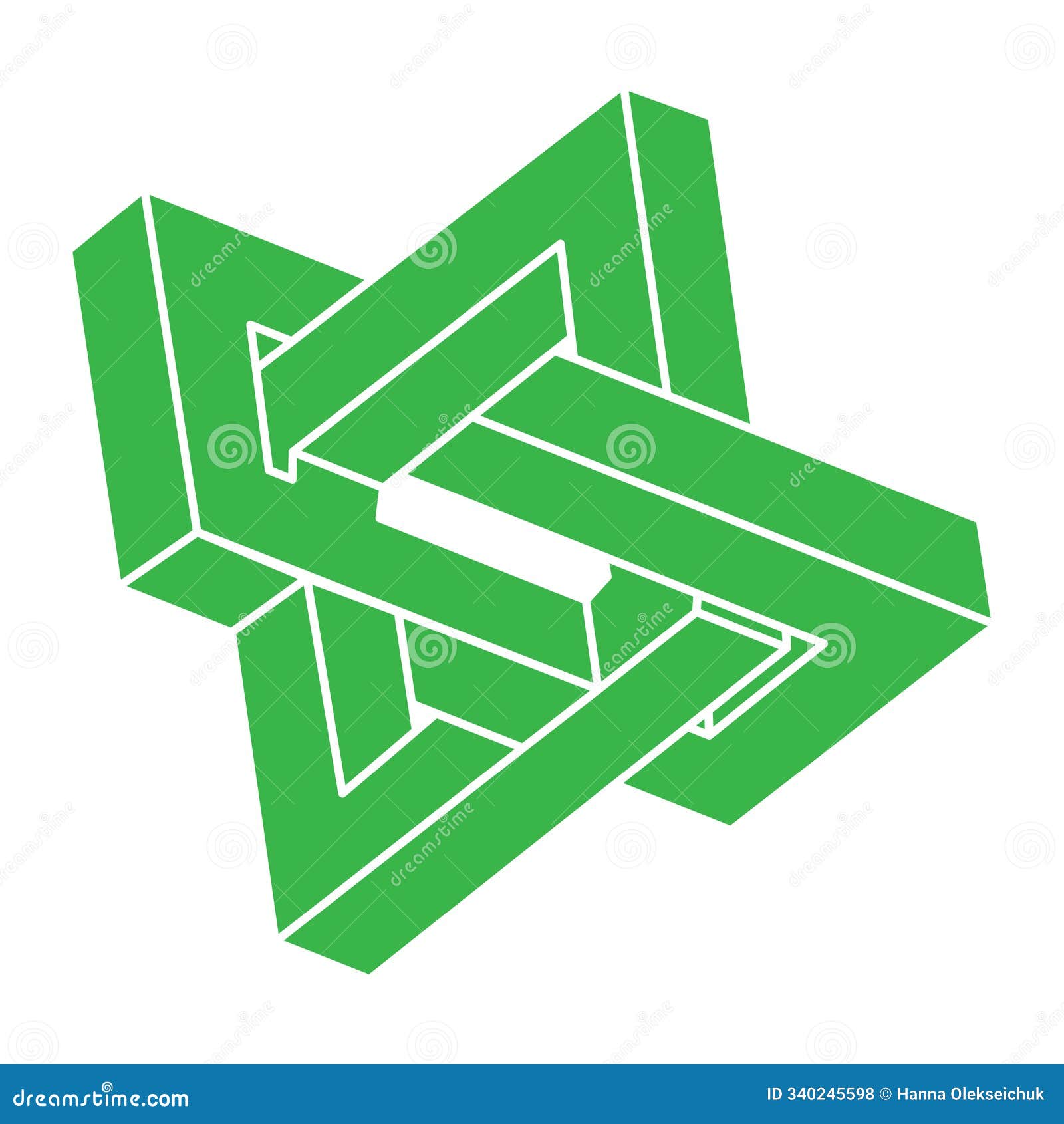 Impossible Shapes. Optical Illusion Logo. Sacred Geometry Figures ...