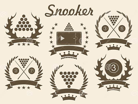 Snooker Logo. Isolated Snooker on White Background Stock Illustration ...