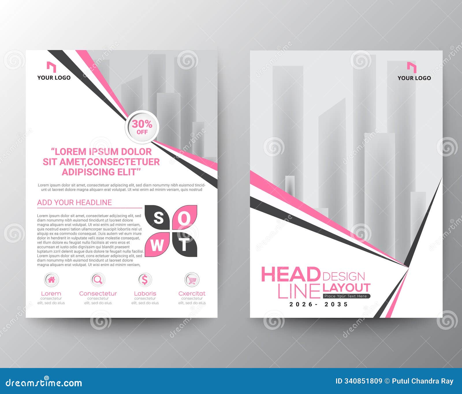 Brochure Design, Cover Modern Layout, Poster, Flyer in A4 Stock Vector ...