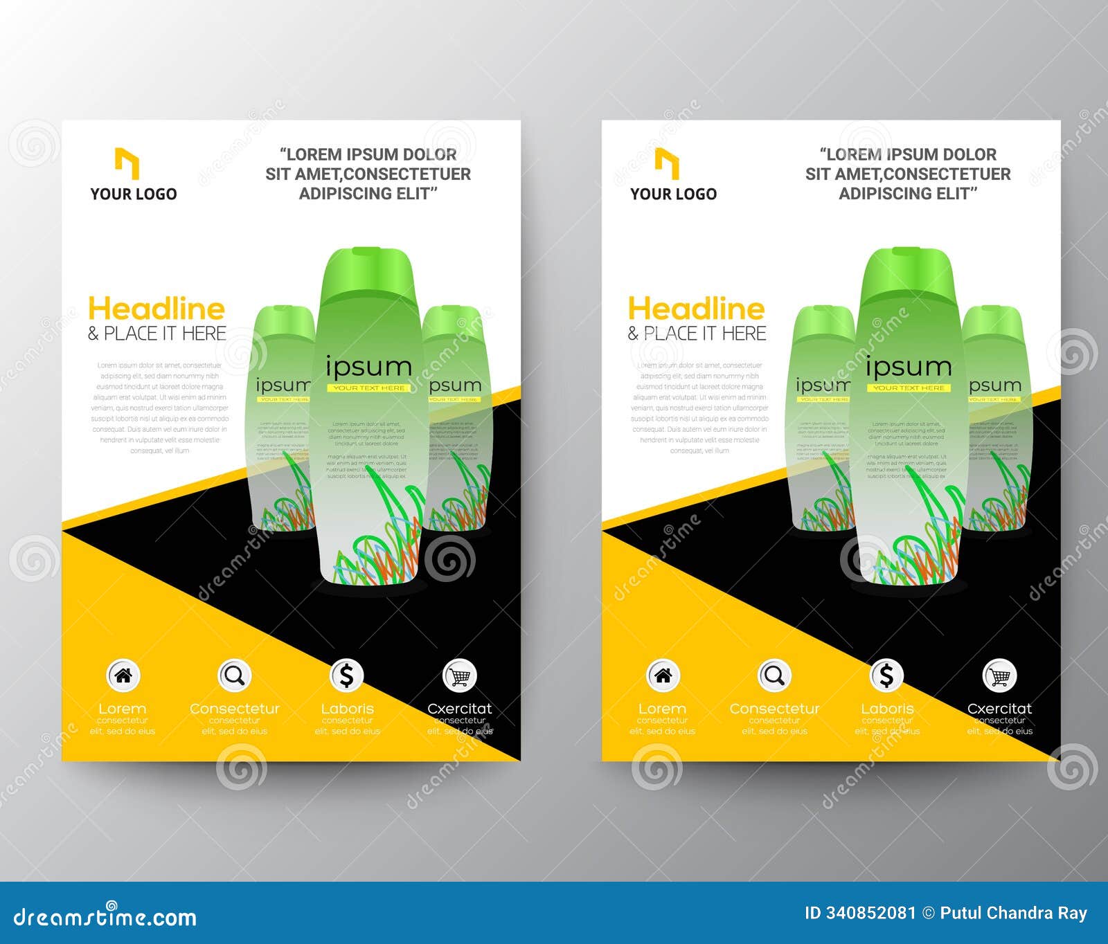 Brochure Design, Cover Modern Layout, Poster, Flyer in A4 Stock Vector ...