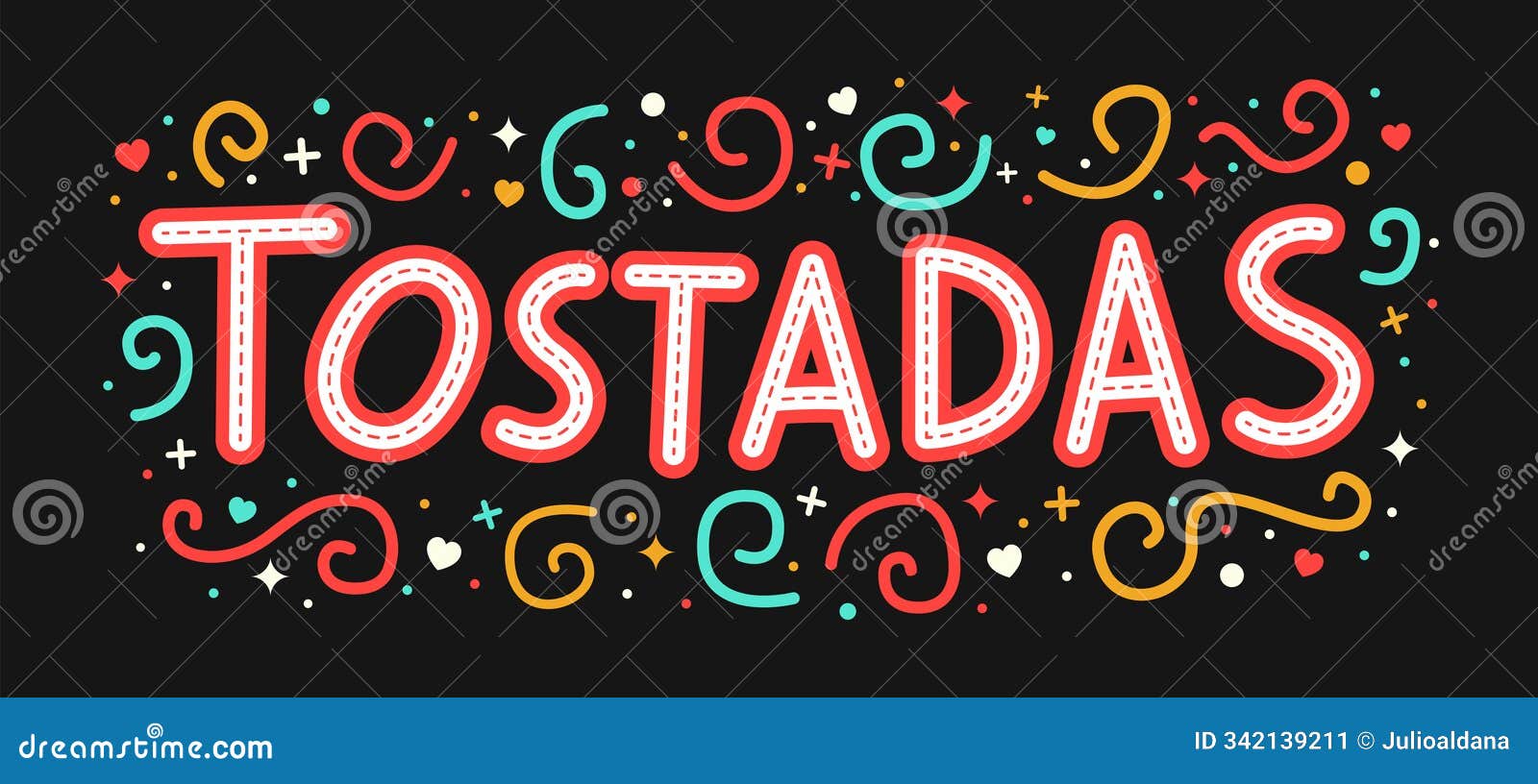 Tostadas Fried Tortillas with Toppings Snack Traditional Mexican Fast ...