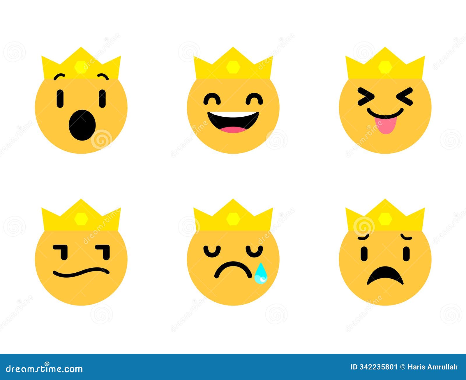 Smiley King Royalty-Free Cartoon | CartoonDealer.com #23118707