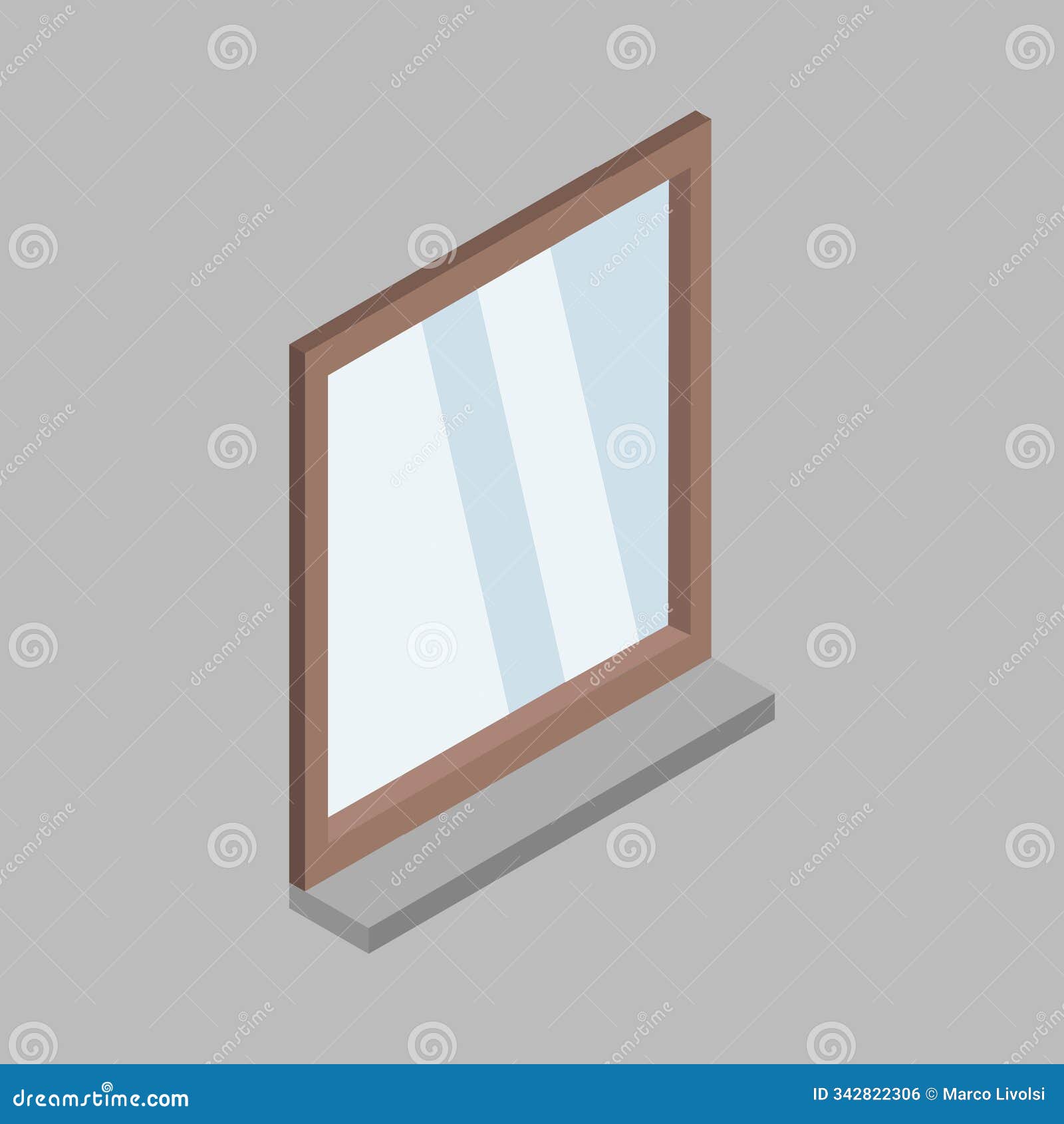 Illustrated Isometric Stamper Cartoon Vector | CartoonDealer.com #342822207