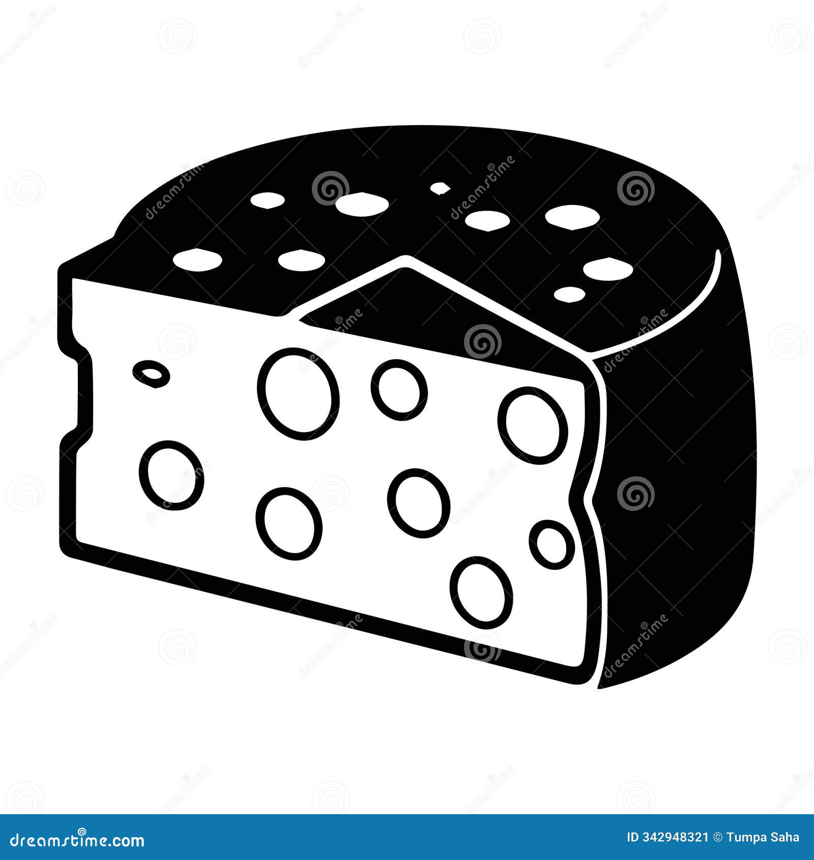 "Printable Cheese Silhouette Clipart 300 DPI Quality" Stock ...