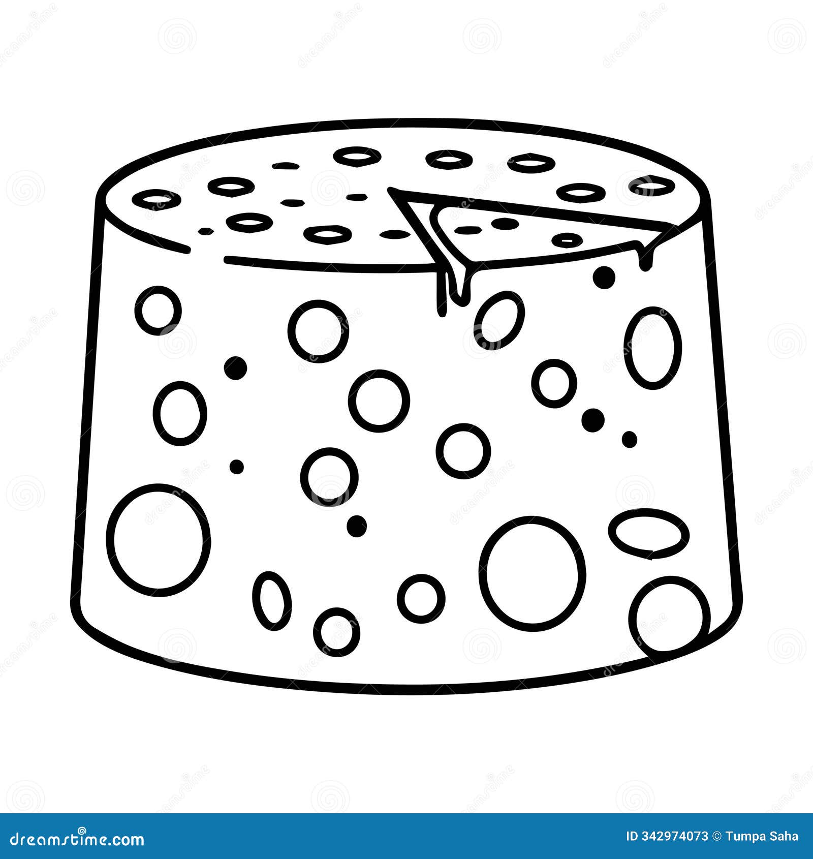 "Cheese Doodle Art - Vector and EPS Format for Print Projects" Stock ...