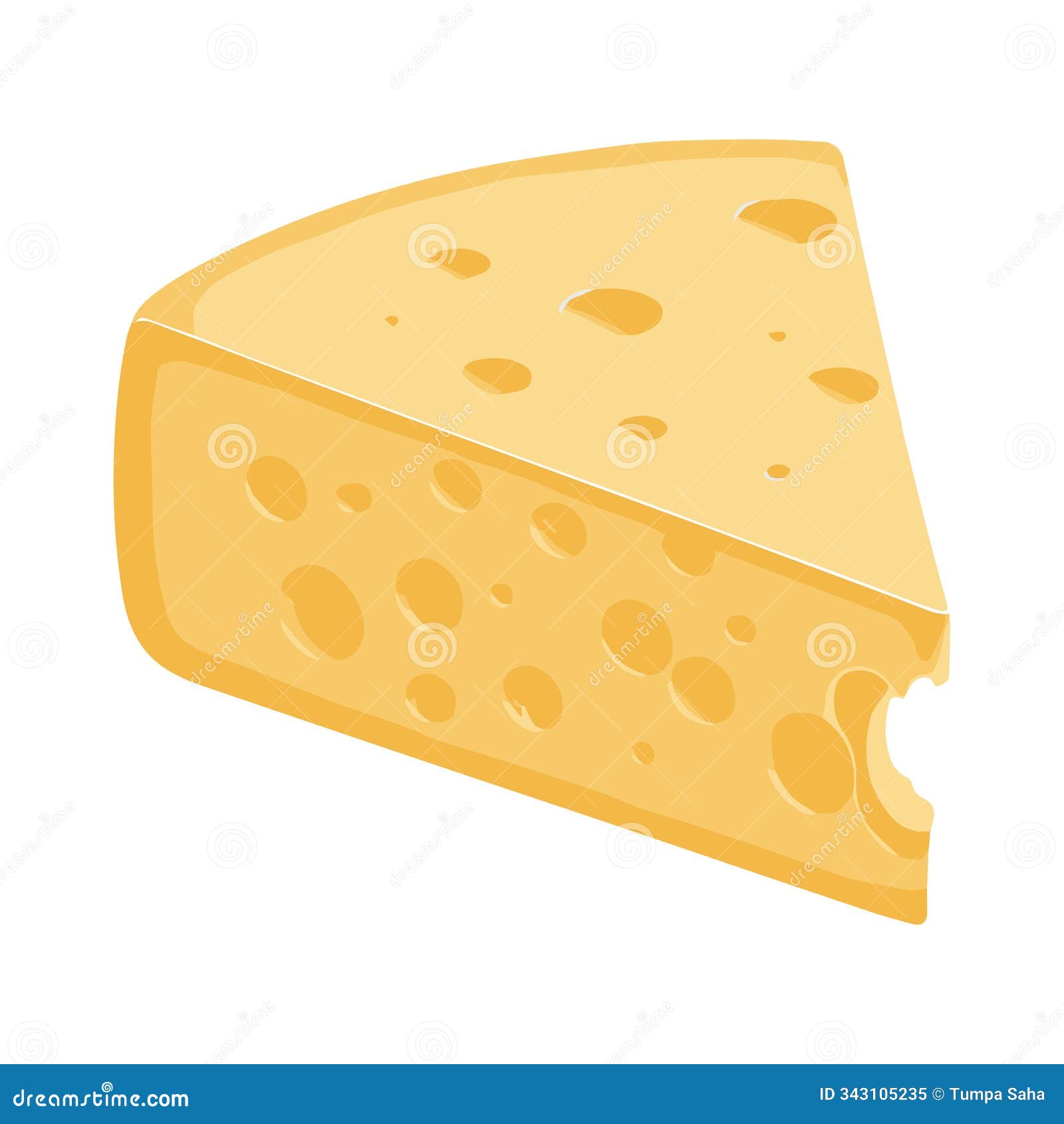 "Cartoon Cheese Vector - 300 DPI & EPSFormat" Stock Illustration ...