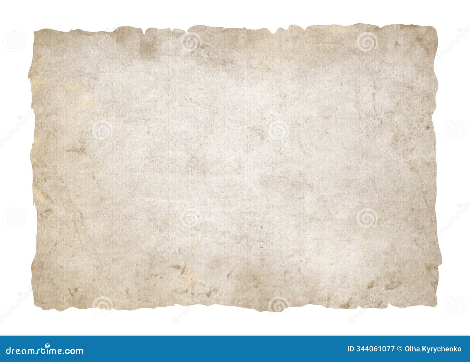 Vintage Worn Scratched Paper Texture. Old Paper or Parchment Background ...