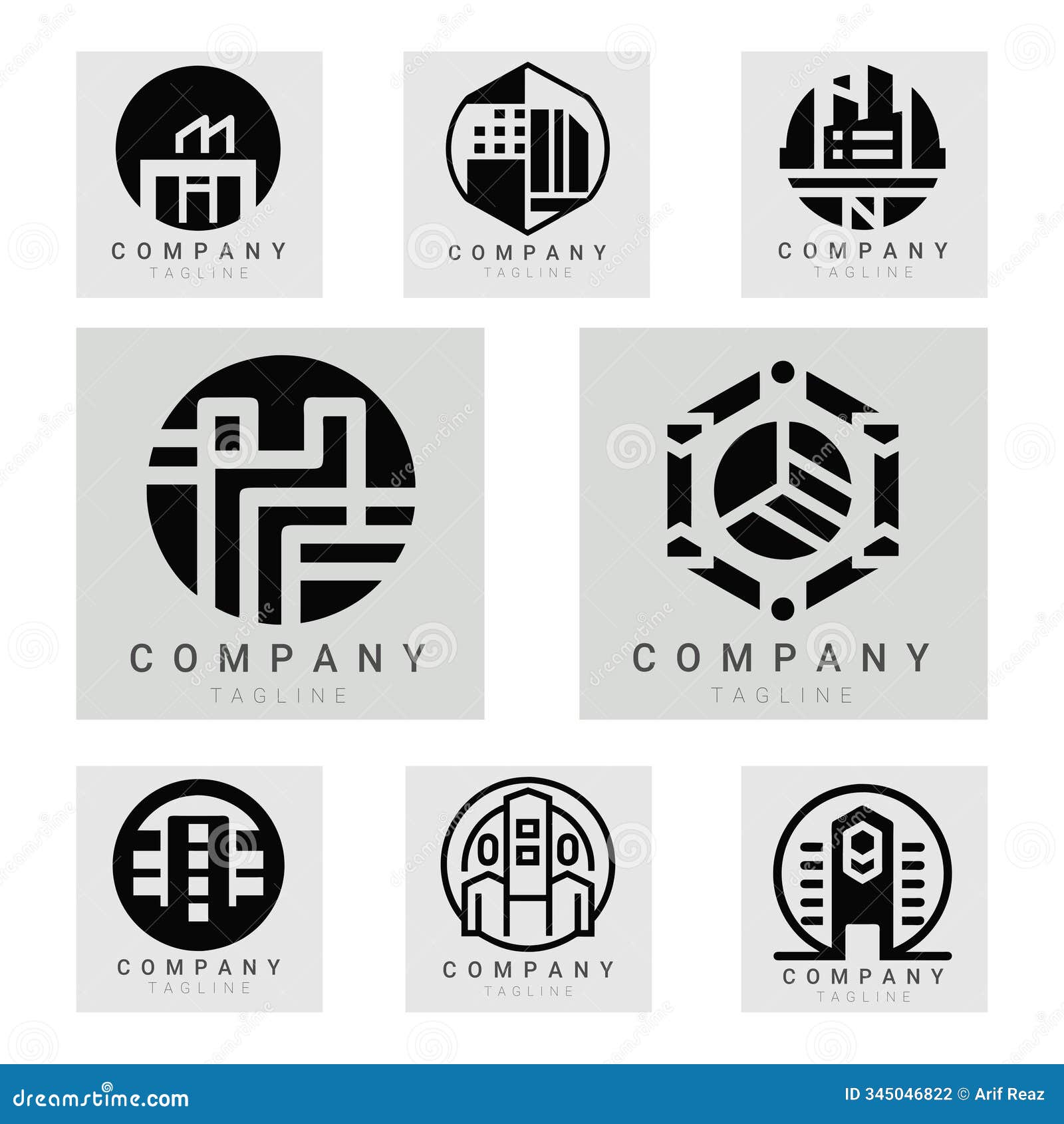 High Quality Monogram Logo Designs for Branding Stock Illustration ...