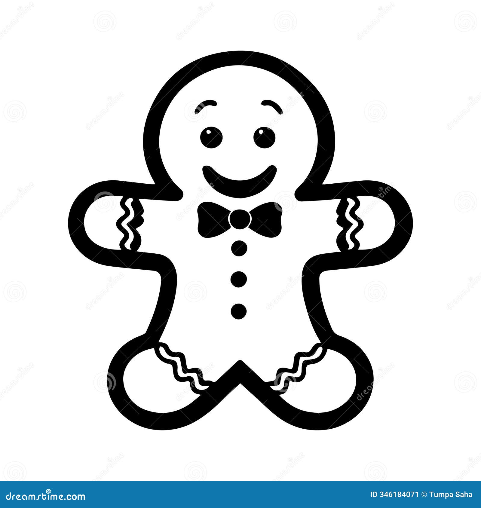 Best Gingerbread Cookie Icon for Digital Use Stock Illustration ...