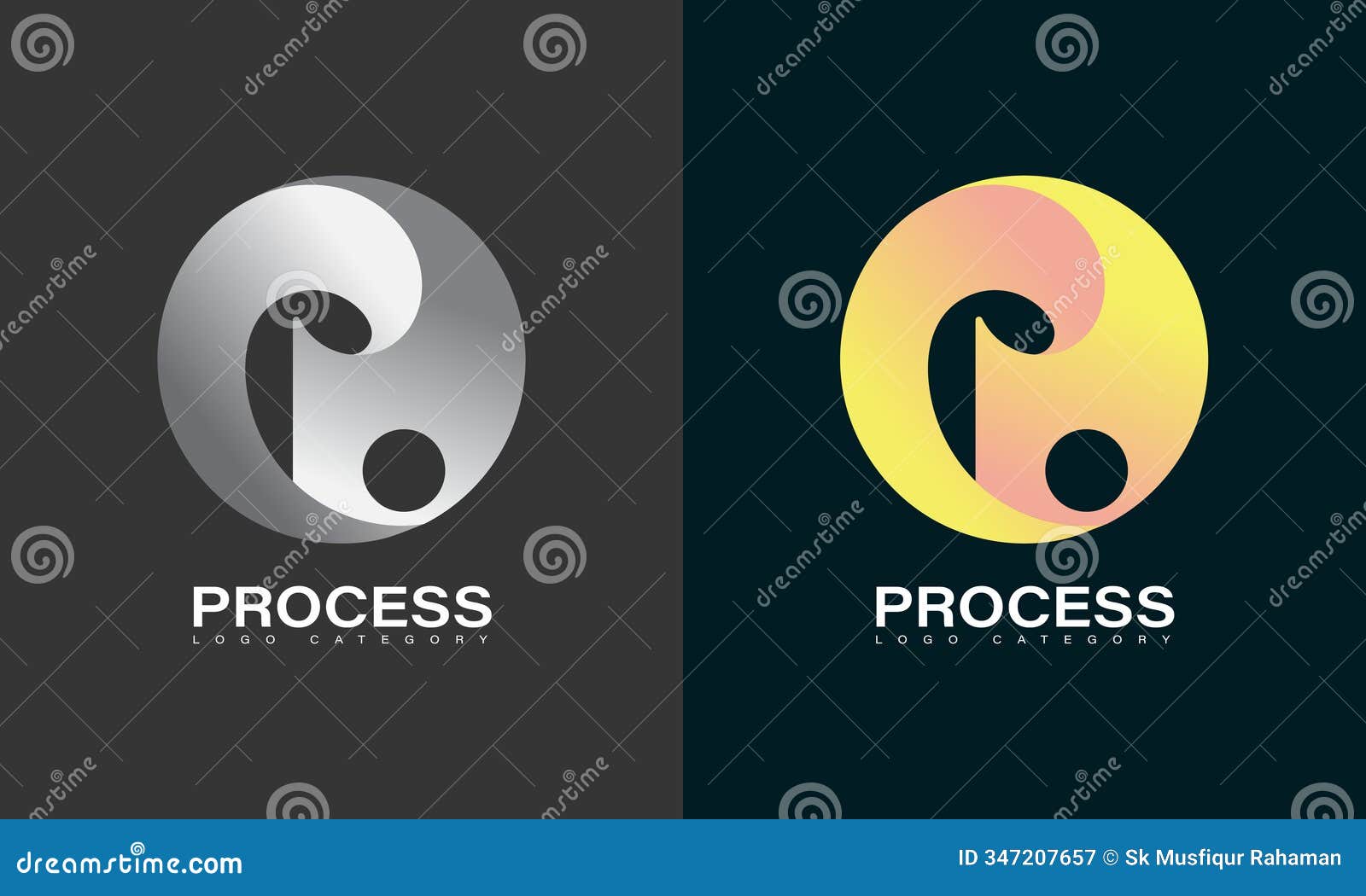 Abstract 3D Spheres Brand Logo Symbol Stock Illustration - Illustration ...
