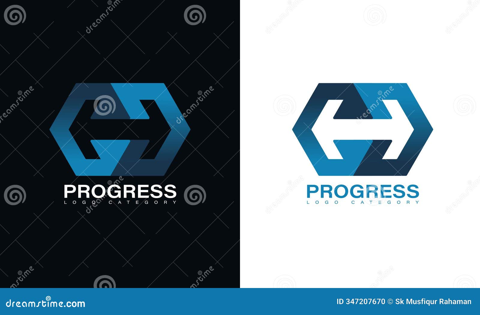 A Creative Progress Logo Design Symbol Vector Business Template Design ...