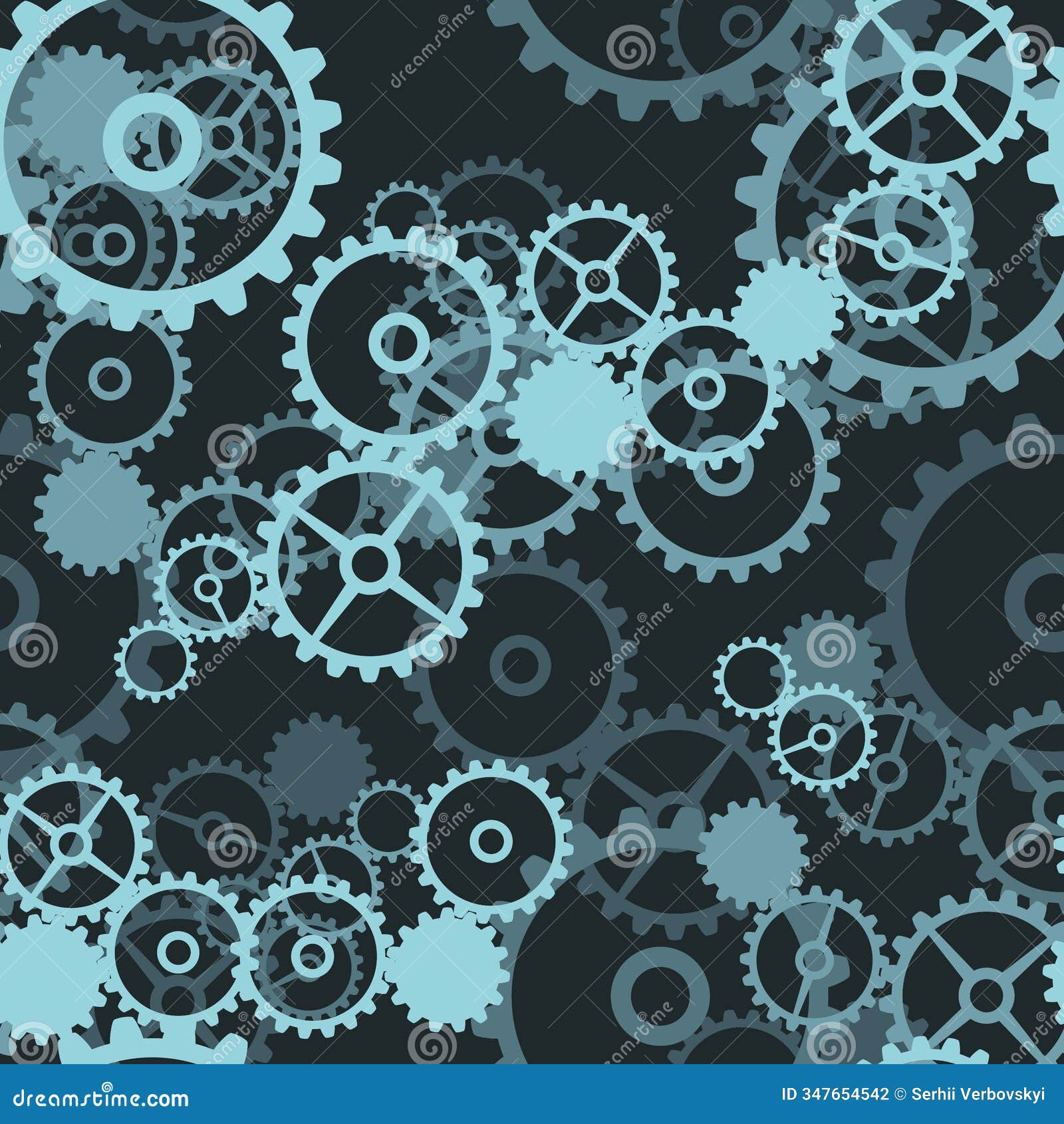 Seamless Abstract Pattern in a Technical Style Stock Vector ...