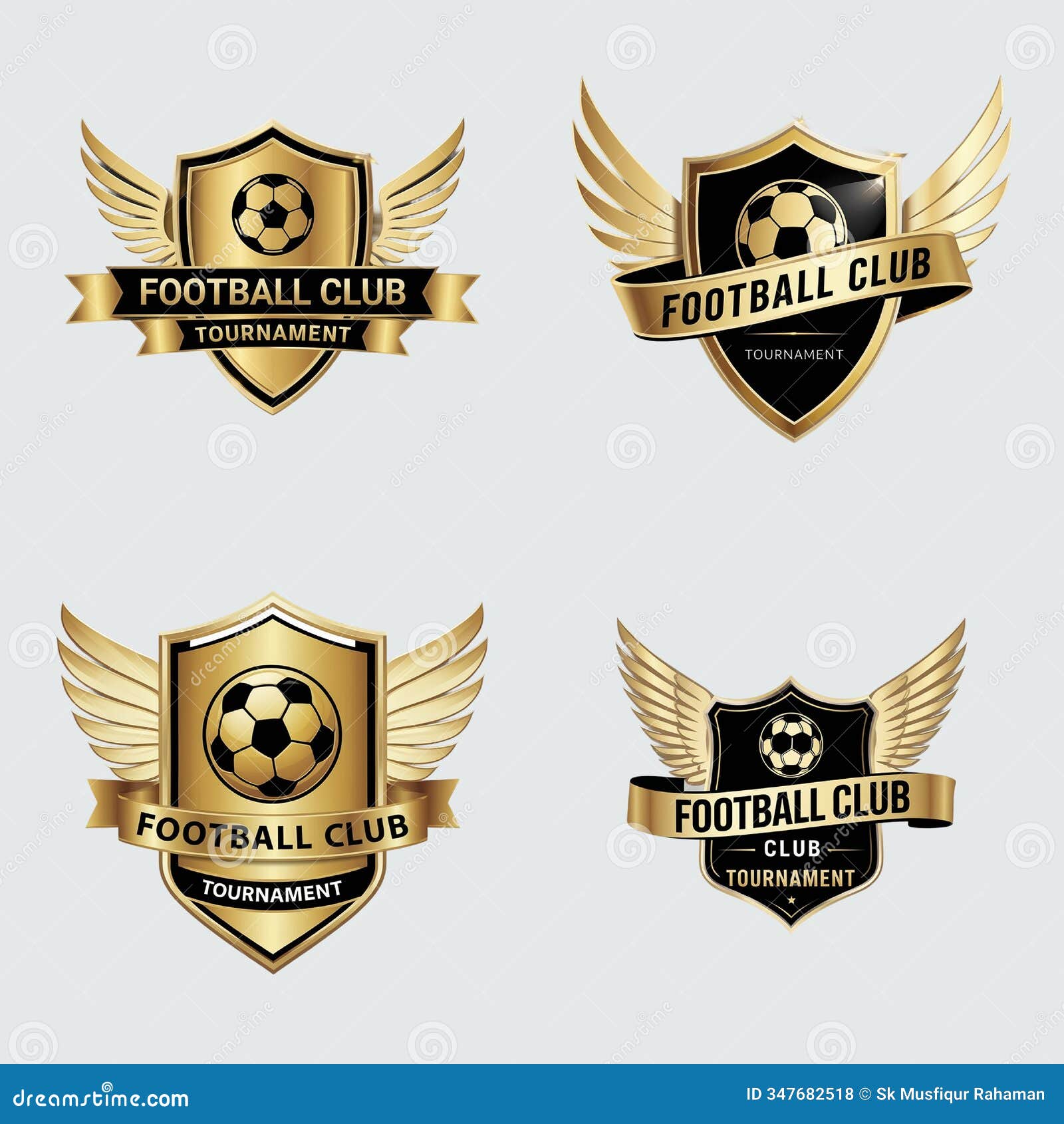 Football and Soccer Logo Image and Sample Design. Stock Vector ...