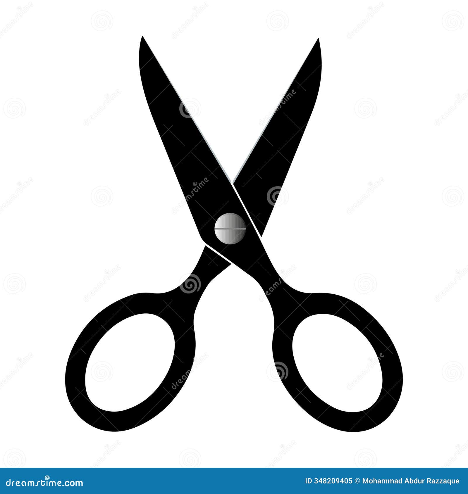Modern Scissors Silhouette Vector Collection Stock Illustration ...