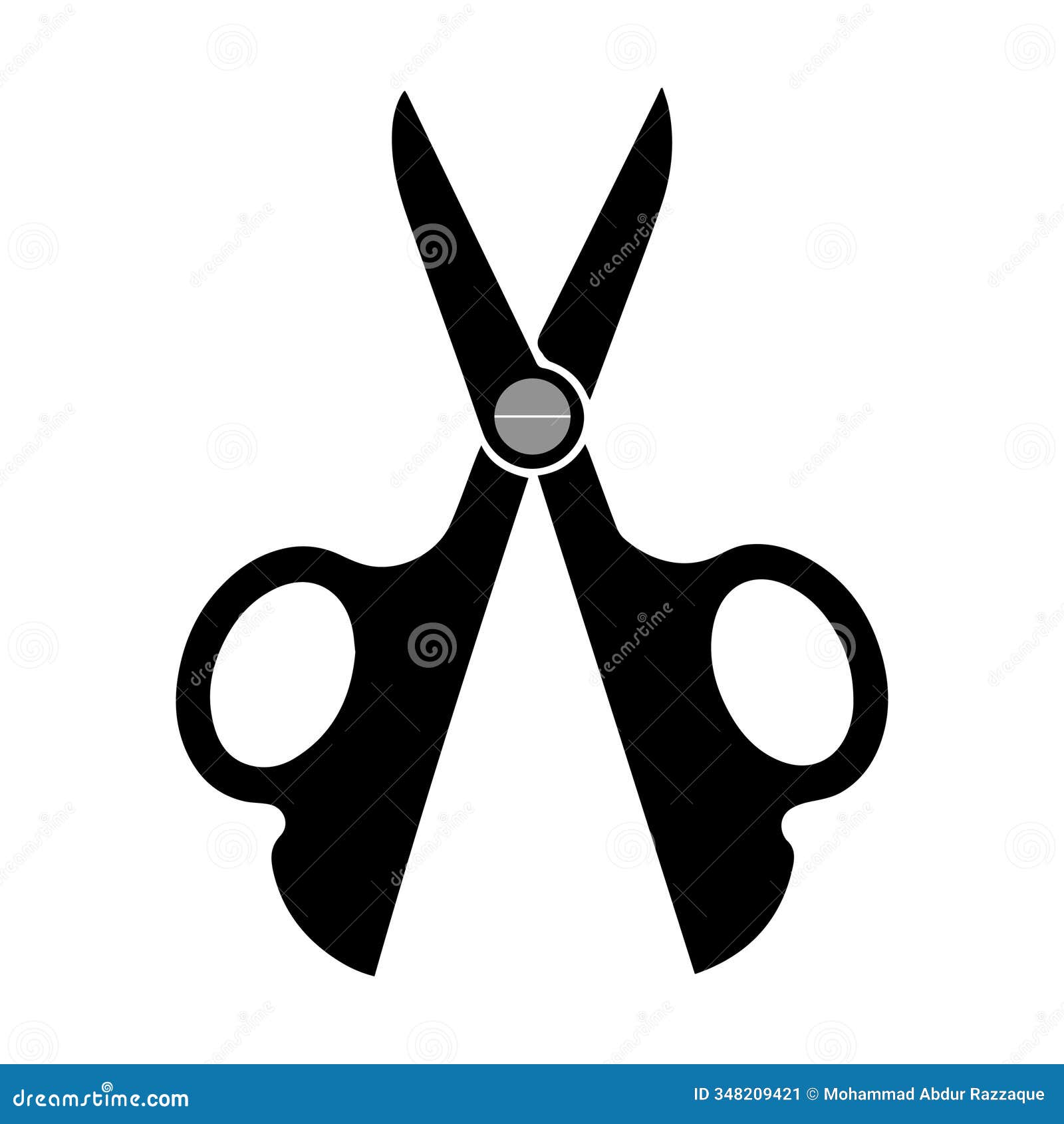 Stylish Scissors Silhouette Vector Designs Stock Illustration ...