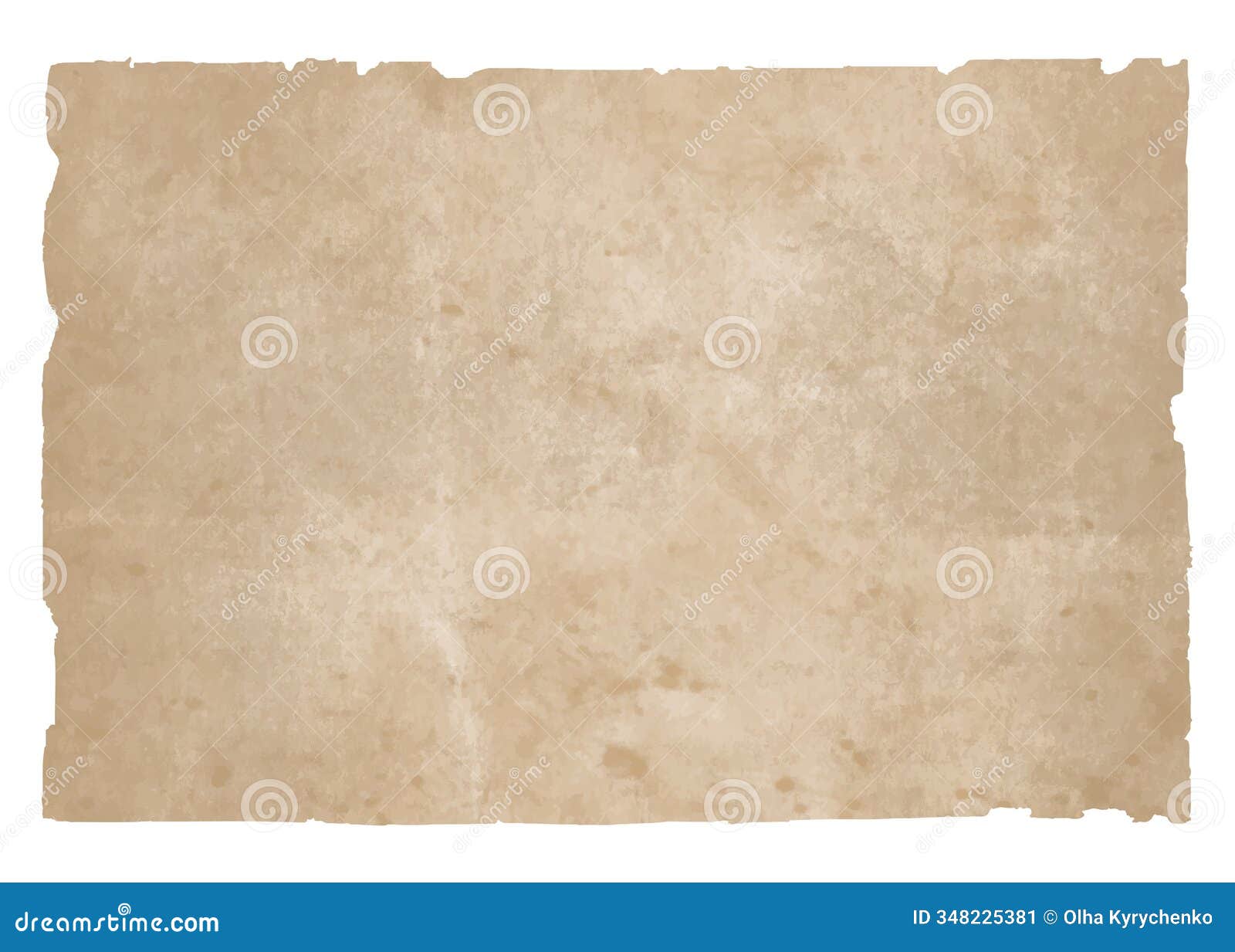 Vintage Paper Texture with Ripped Edges. Old Antique Paper or Parchment ...