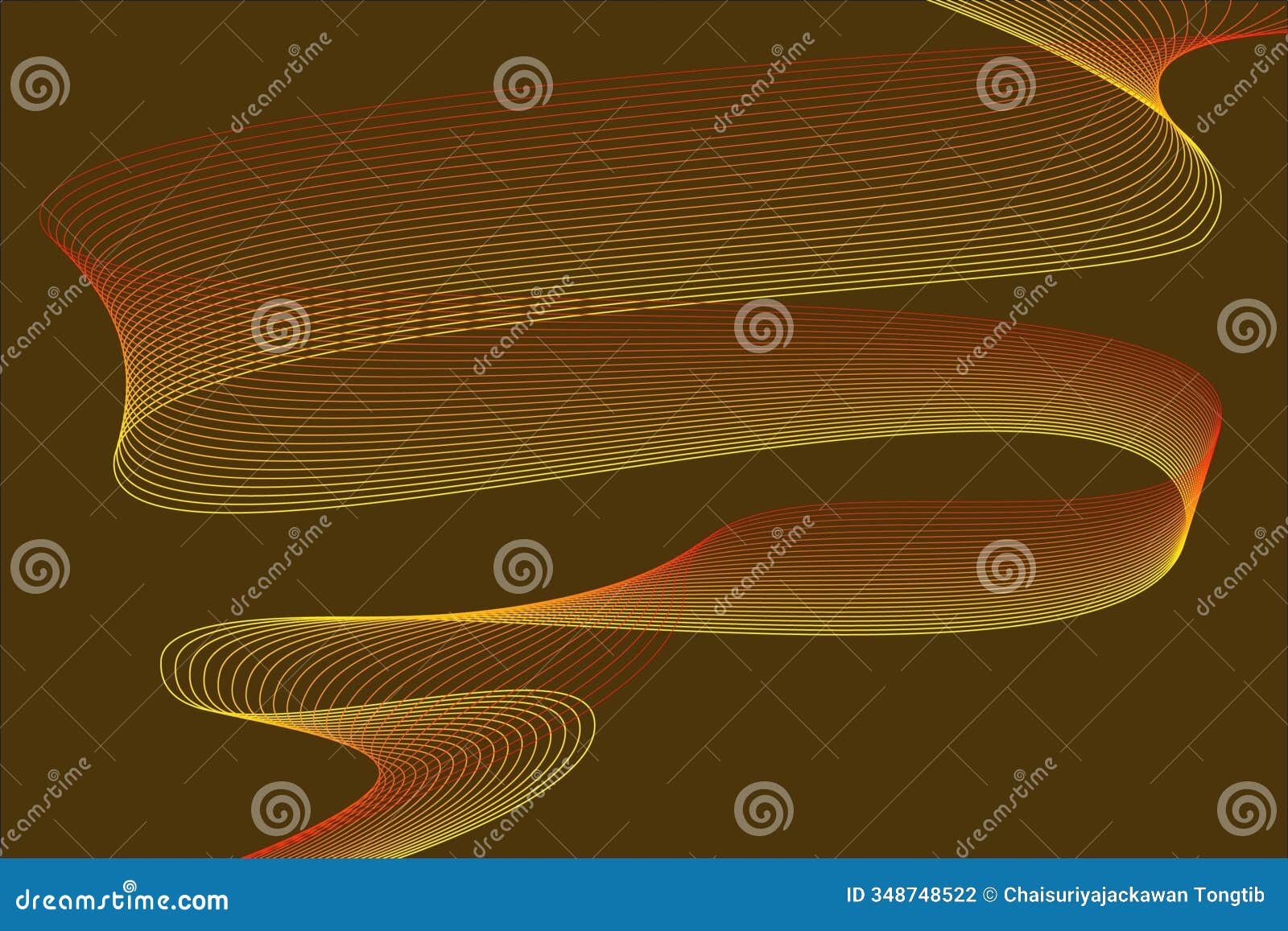 Abstrack Wave Line Art Background with Geometric Shapes, Waves and ...
