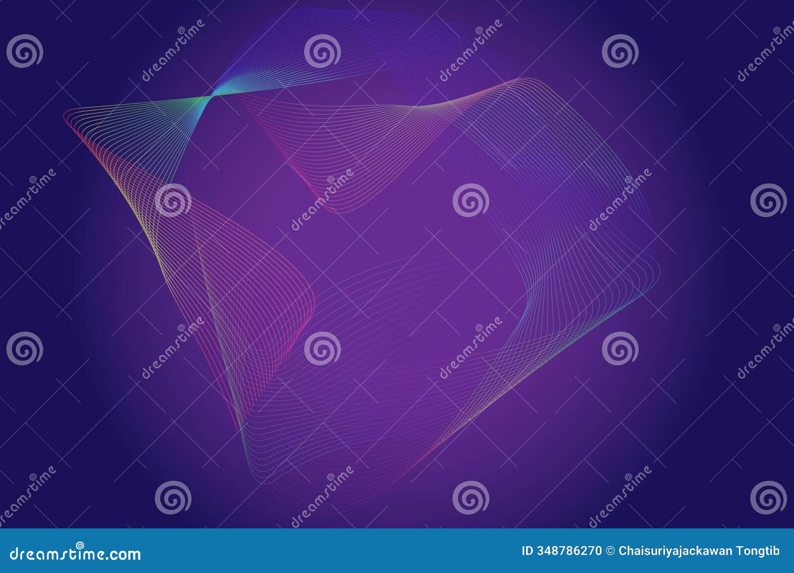 Abstrack Wave Line Art Background with Geometric Shapes, Waves Stock ...