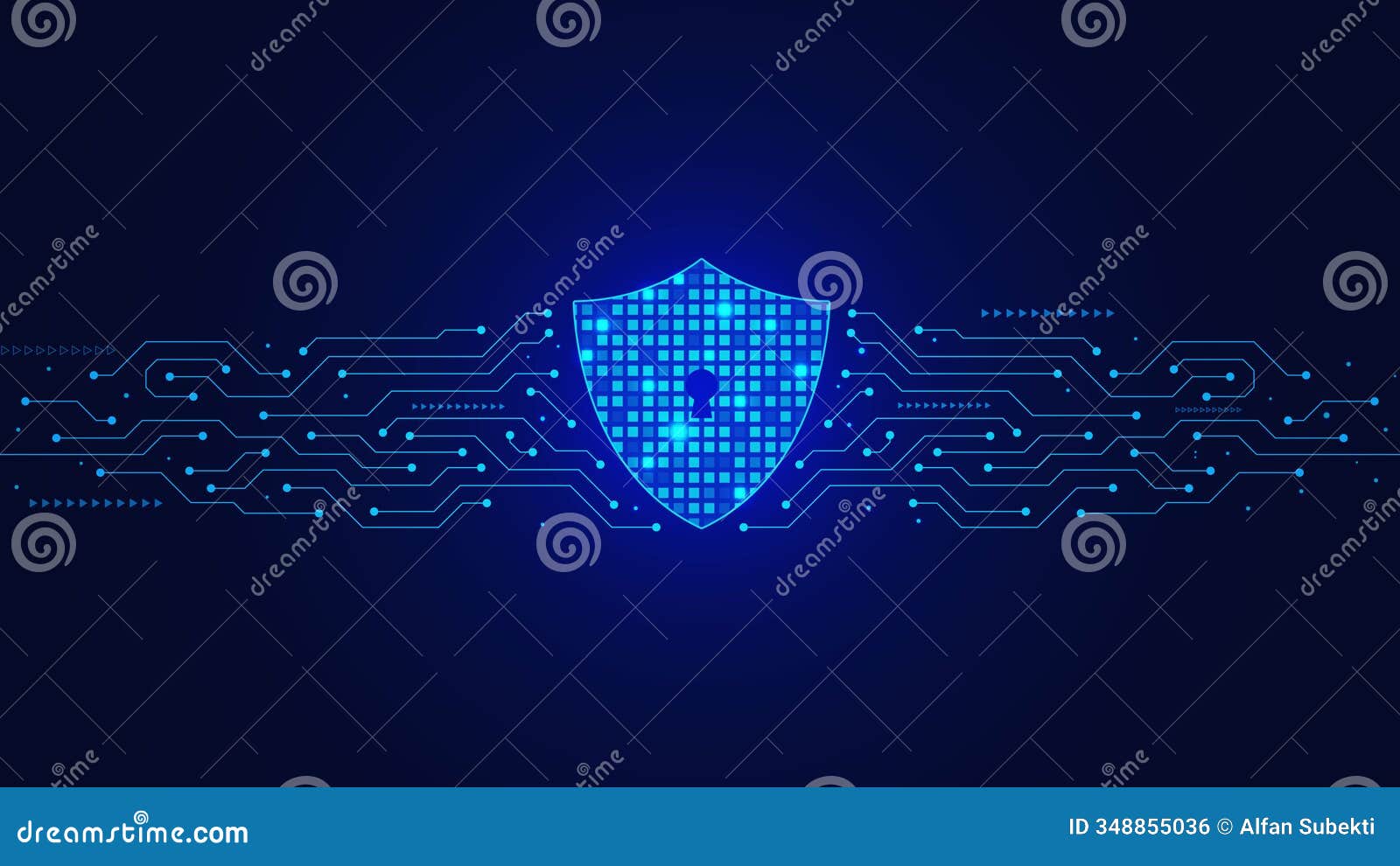 Security Digital Technology, Cyber Security and Data Protection Concept ...