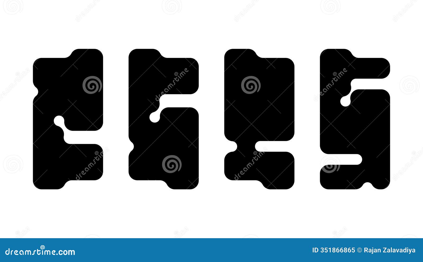 Abstract Liquid Shapes. Organic Flat Shapes. Square Mordern Substract ...