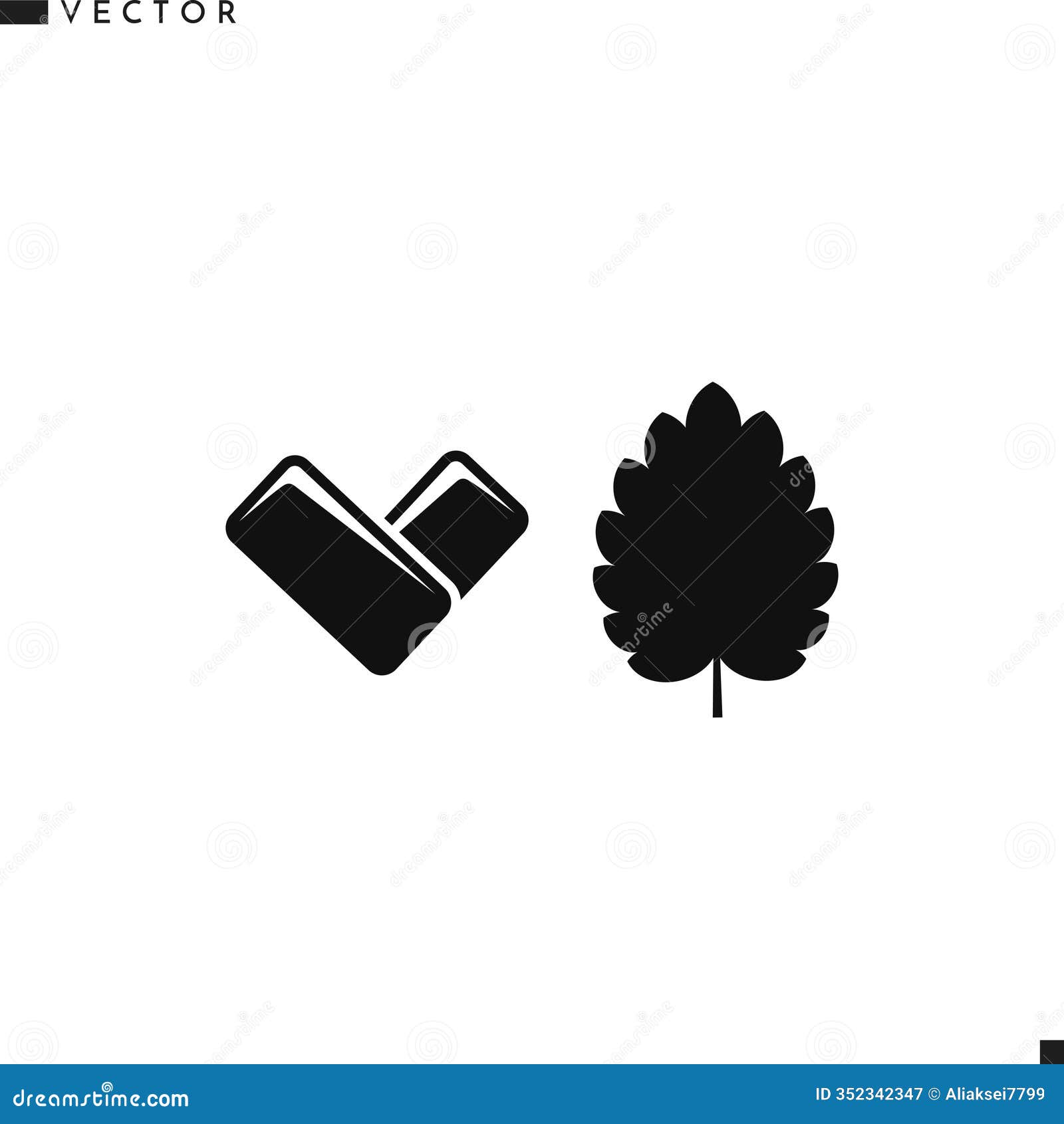 Mint Leaf with Chewing Gum Vector Icon Stock Illustration ...