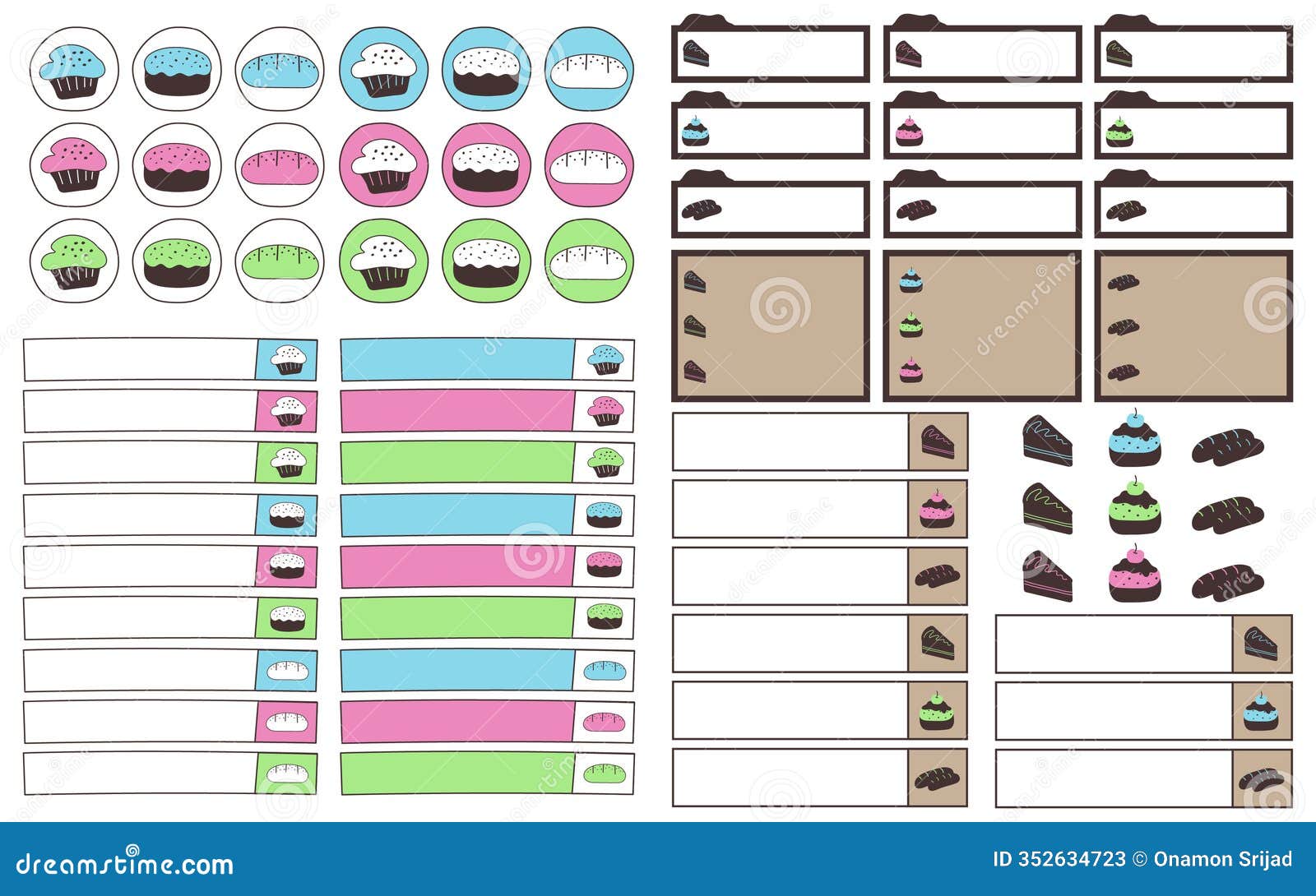 Planners and Weekly Days Label. Bullet Journal Stickers, Planner ...