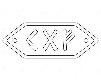 Runic Amulet from Runes Kano, Gebo and Fehu for Success in Creative ...