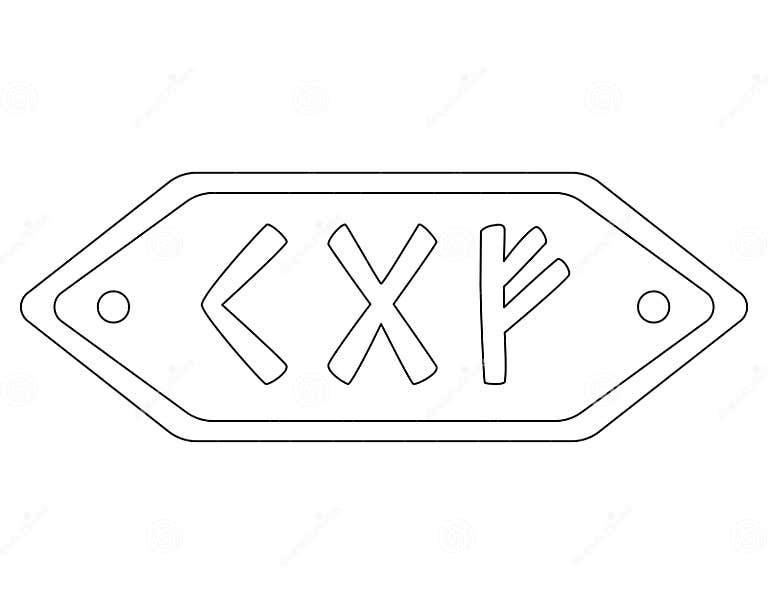 Runic Amulet from Runes Kano, Gebo and Fehu for Success in Creative ...