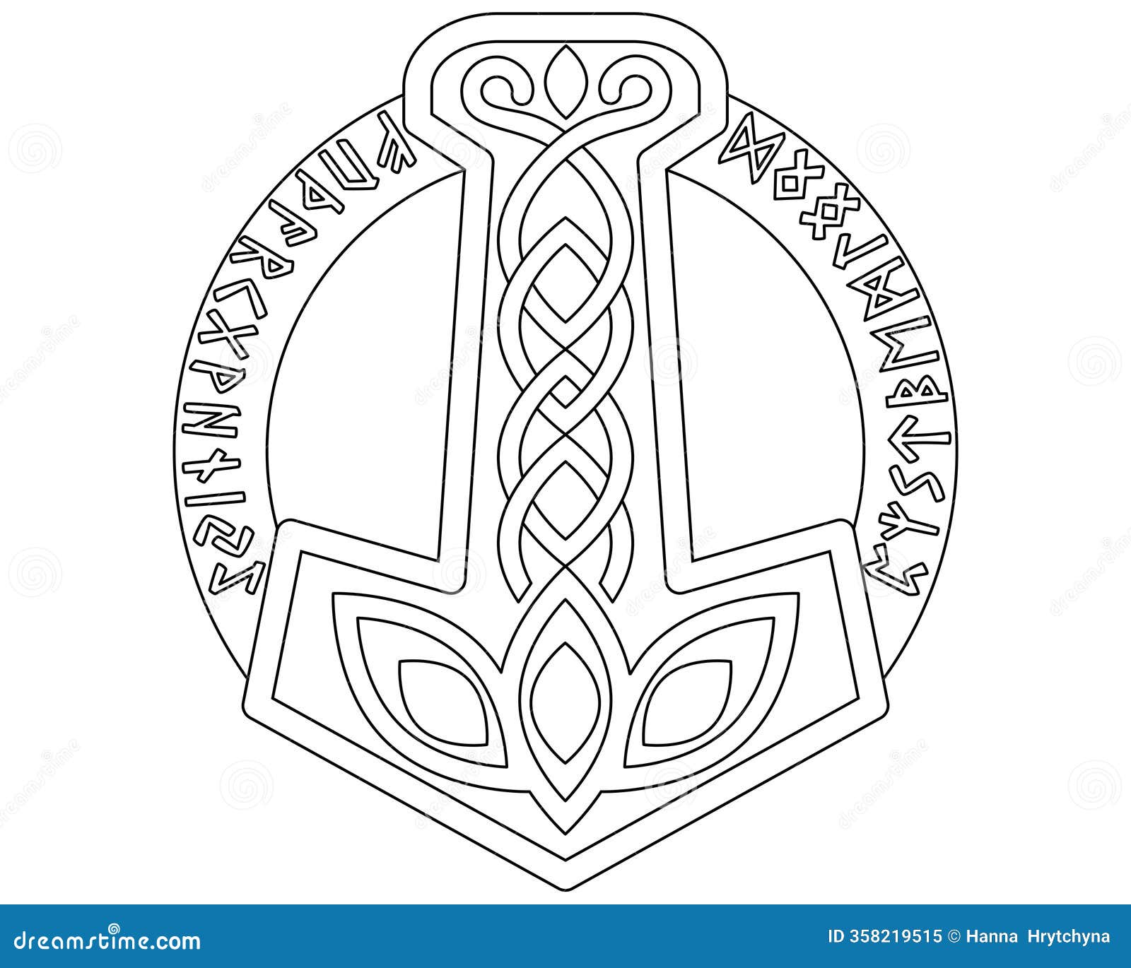 Runes Vector Icon Isolated On Transparent Background, Linear Run ...