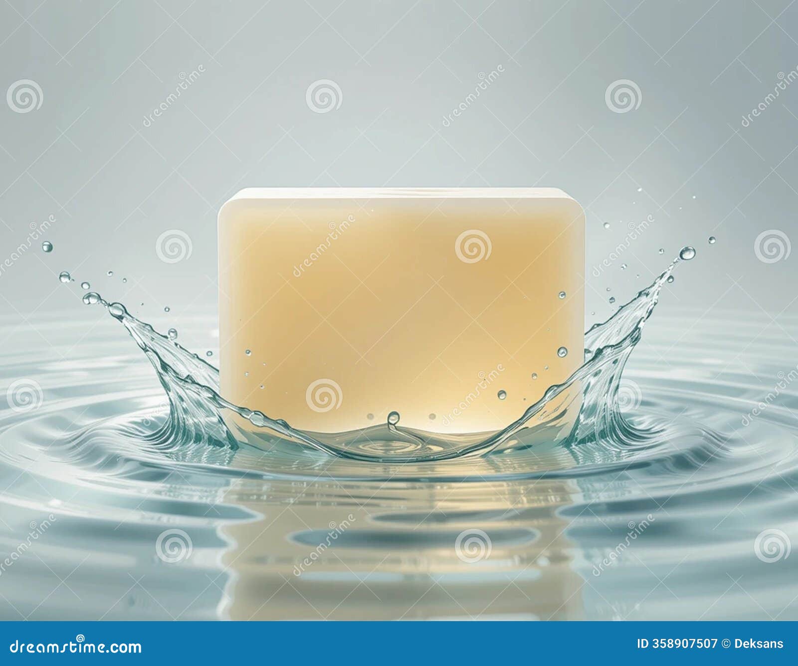 Soap in water stock illustration. Illustration of frozen - 358907507