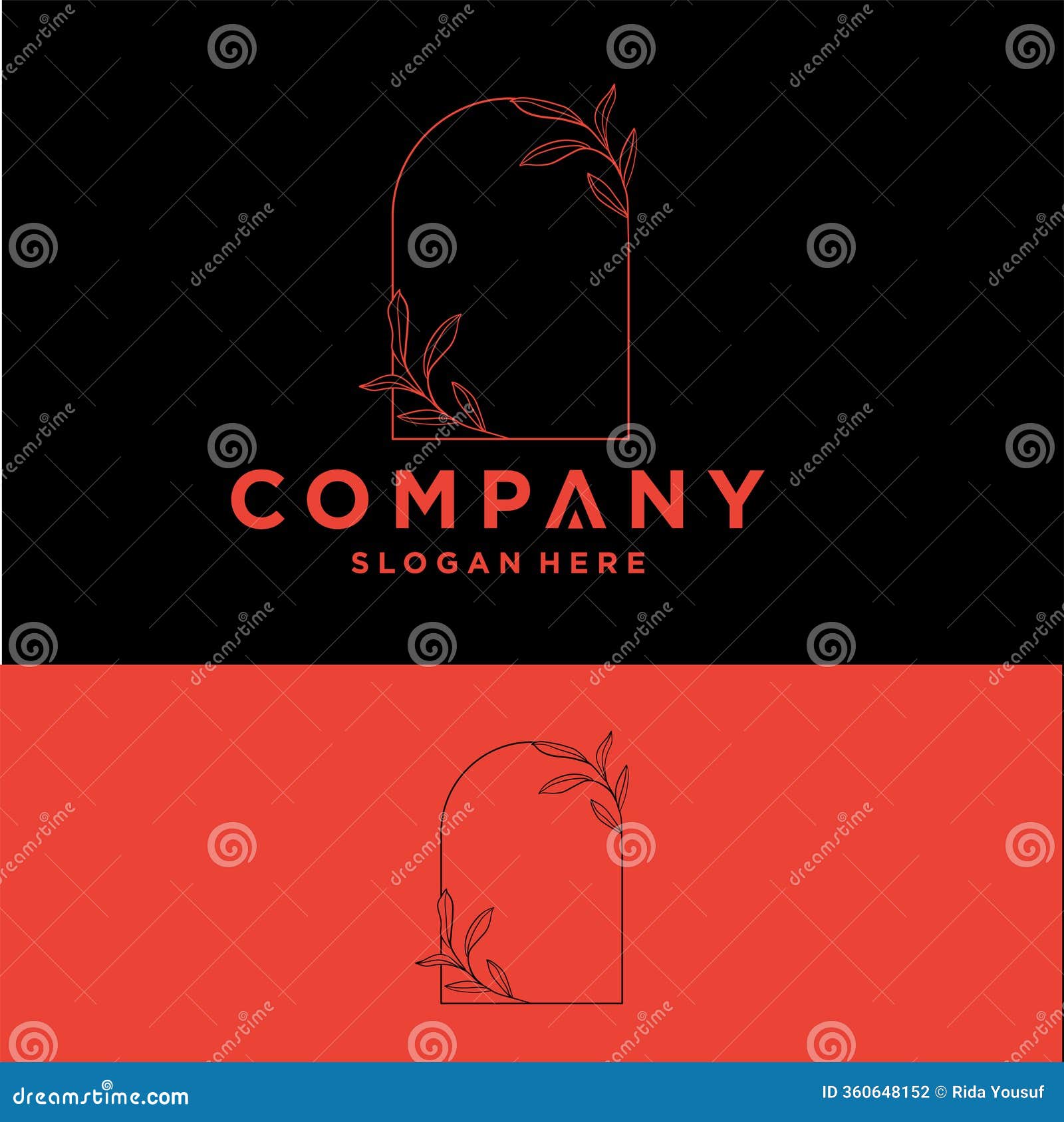 Frame Symbol Initial Letter Design Monogram Abstract Logo Stock ...