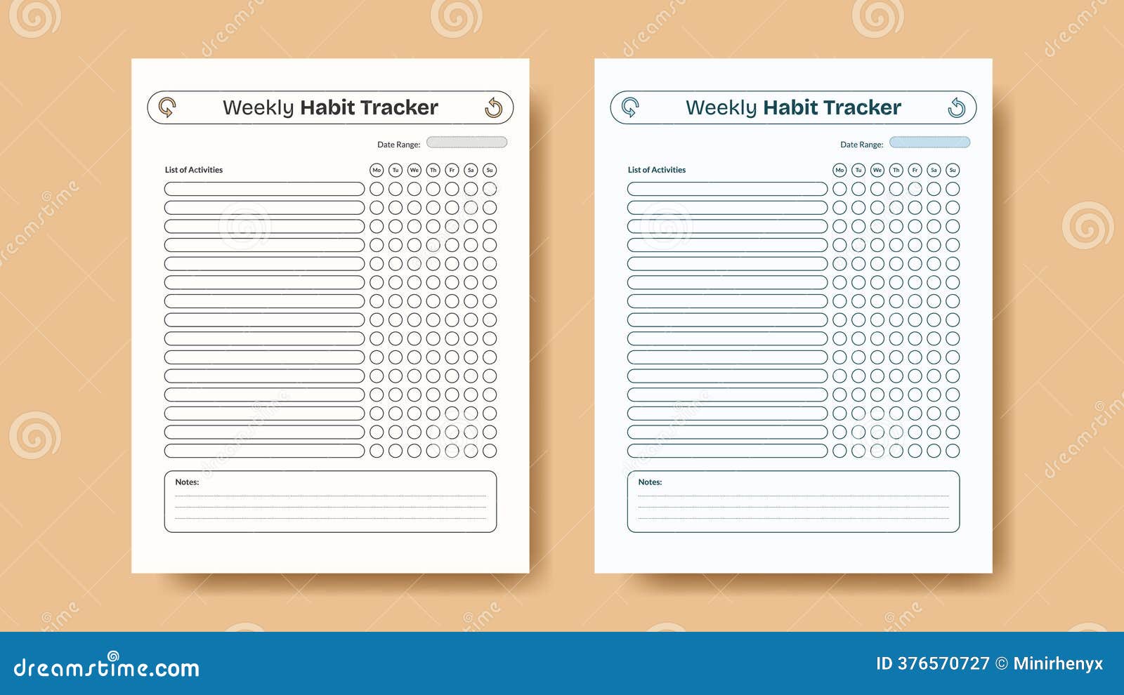 Monthly Habit Tracker Printable Template, Routine Tracker, A4, A5 ...
