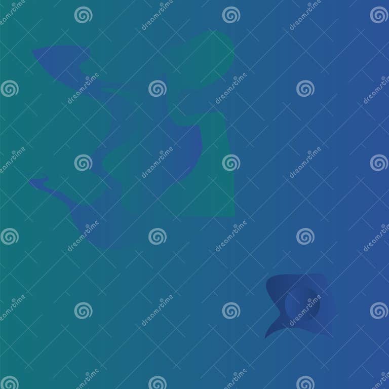 Abstract Blue Gradient Background with Curved Spots . Vector Stock ...