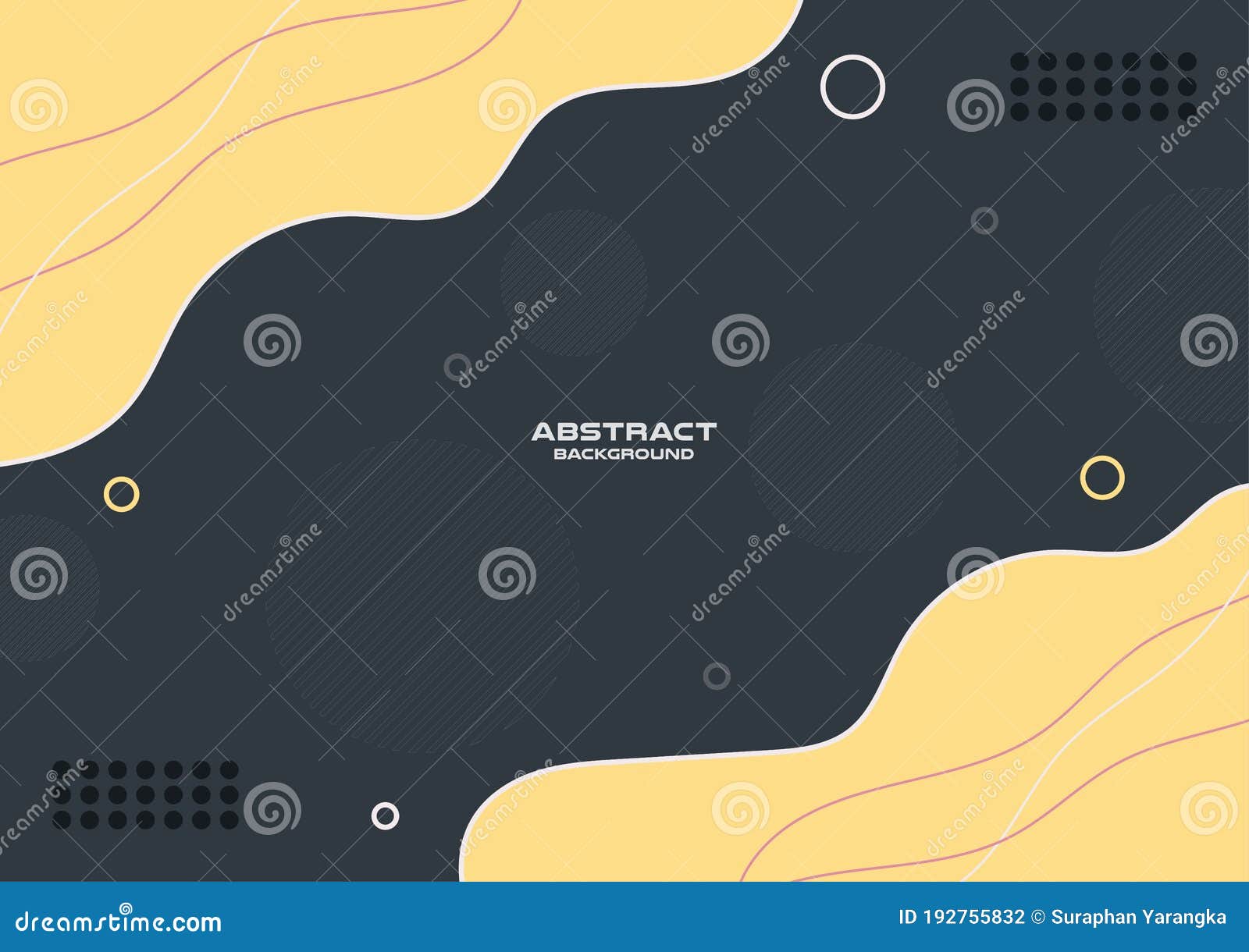 Abstract Freeform Shape Geometric Background. Stock Vector ...