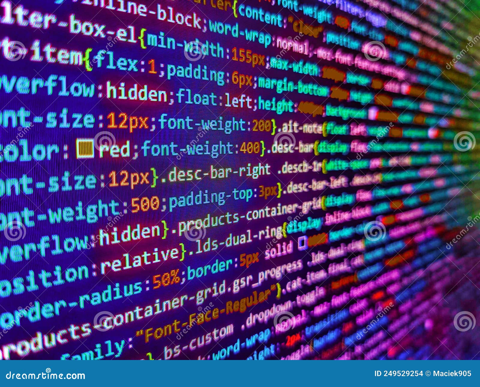 Web Abstract Programming And Created Virus On Laptop Screen Script Procedure Creating
