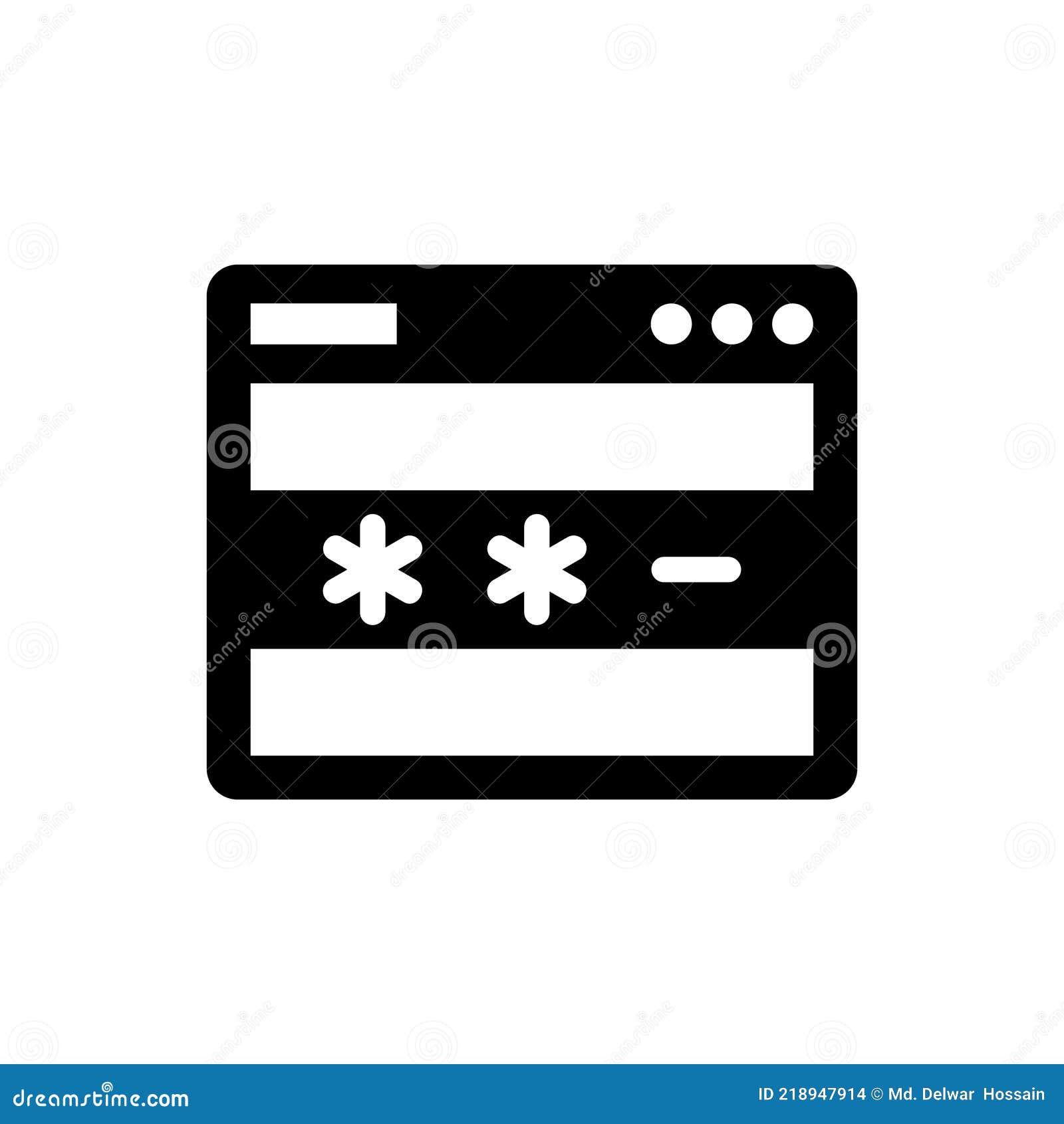 Web access icon stock vector. Illustration of illustrations - 218947914