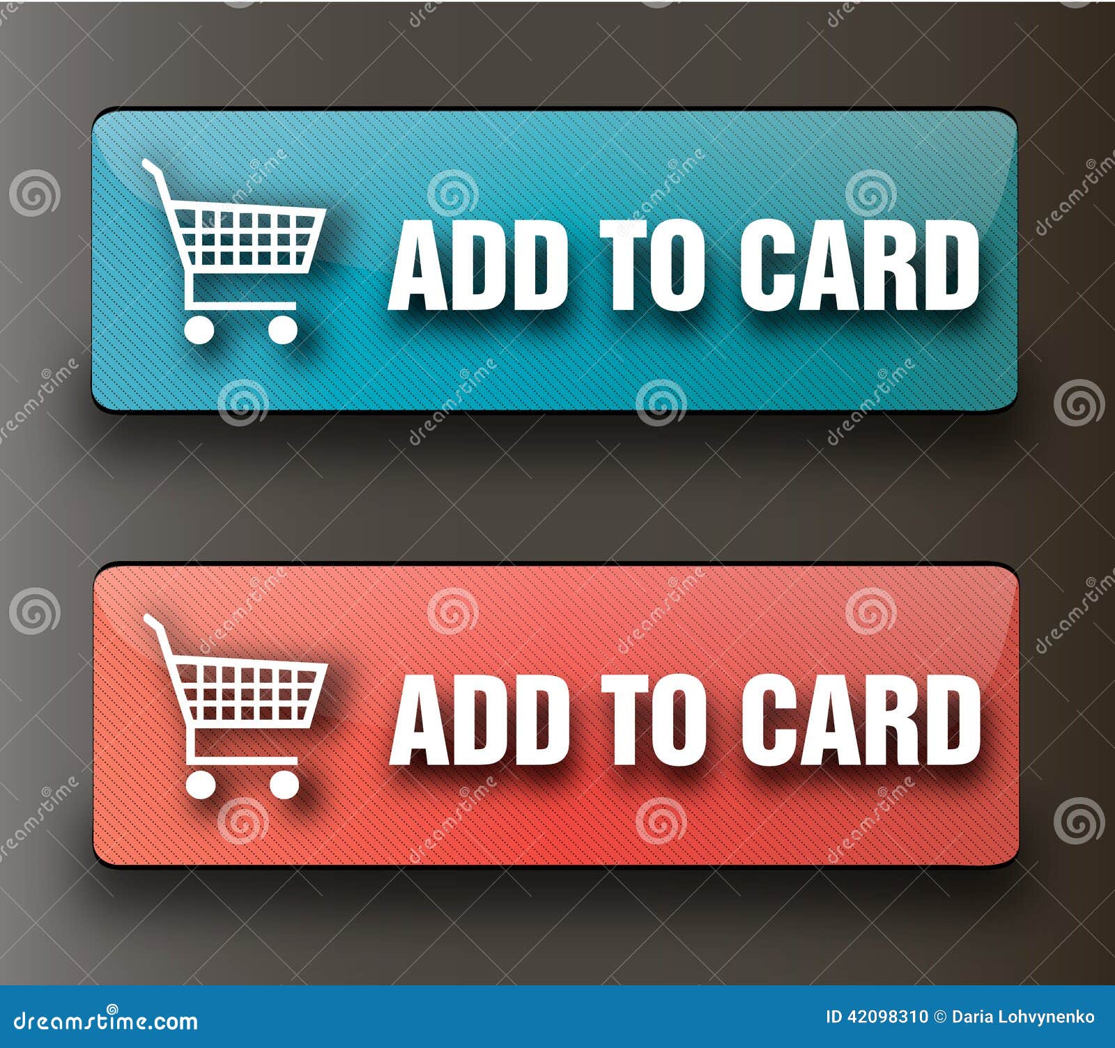 Web add to card buttons stock illustration. Illustration of glassy ...