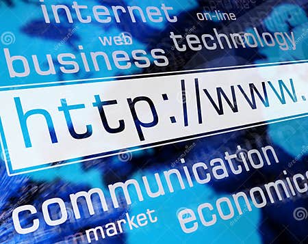 Web address stock illustration. Illustration of communication - 11270240