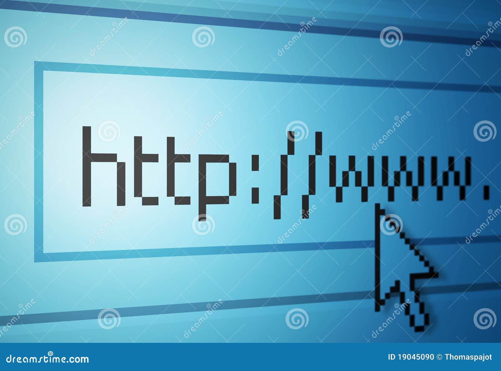Web address stock illustration. Illustration of site - 19045090