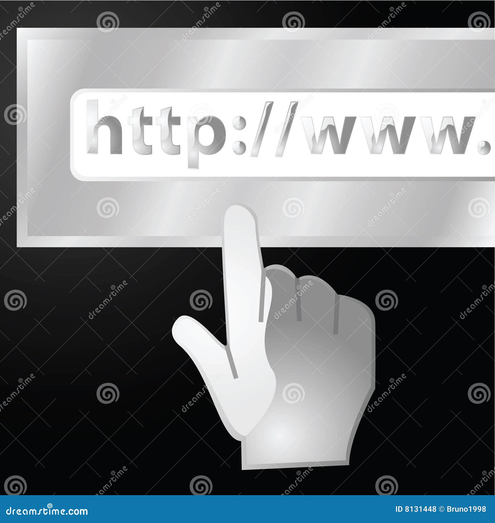 Web address stock vector. Illustration of vector, concept - 8131448