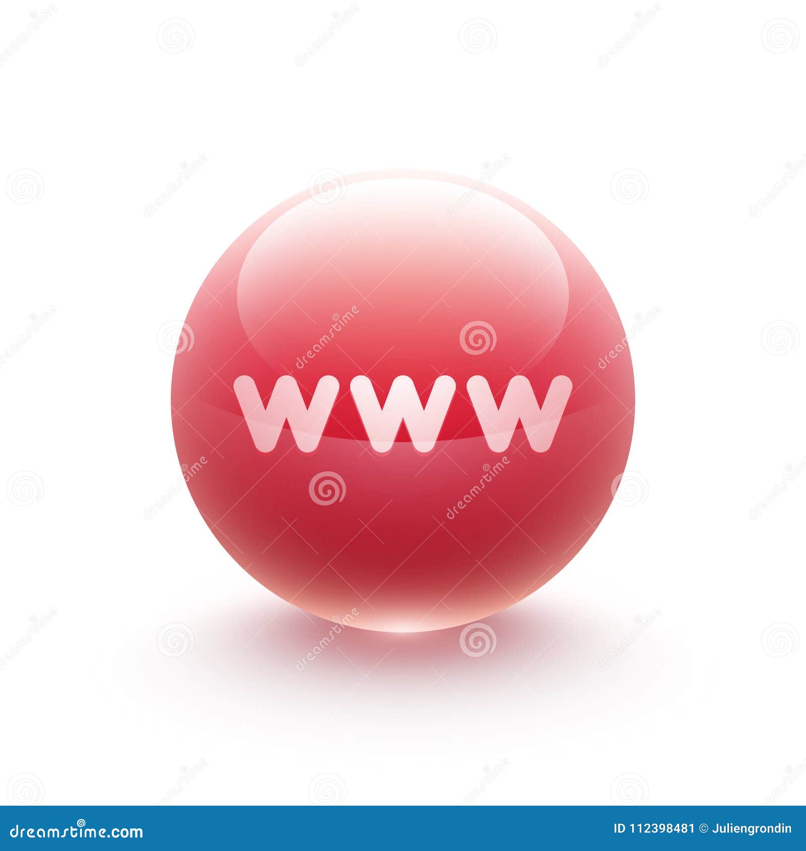 Web address icon sphere stock illustration. Illustration of round ...
