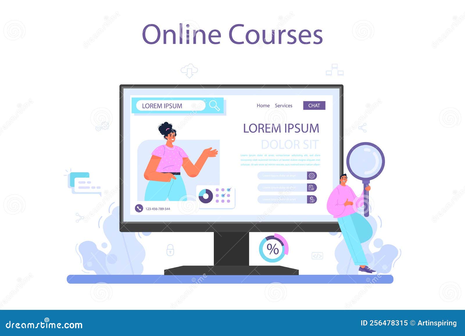 Web Administrator Online Service or Platform. Content Management System ...