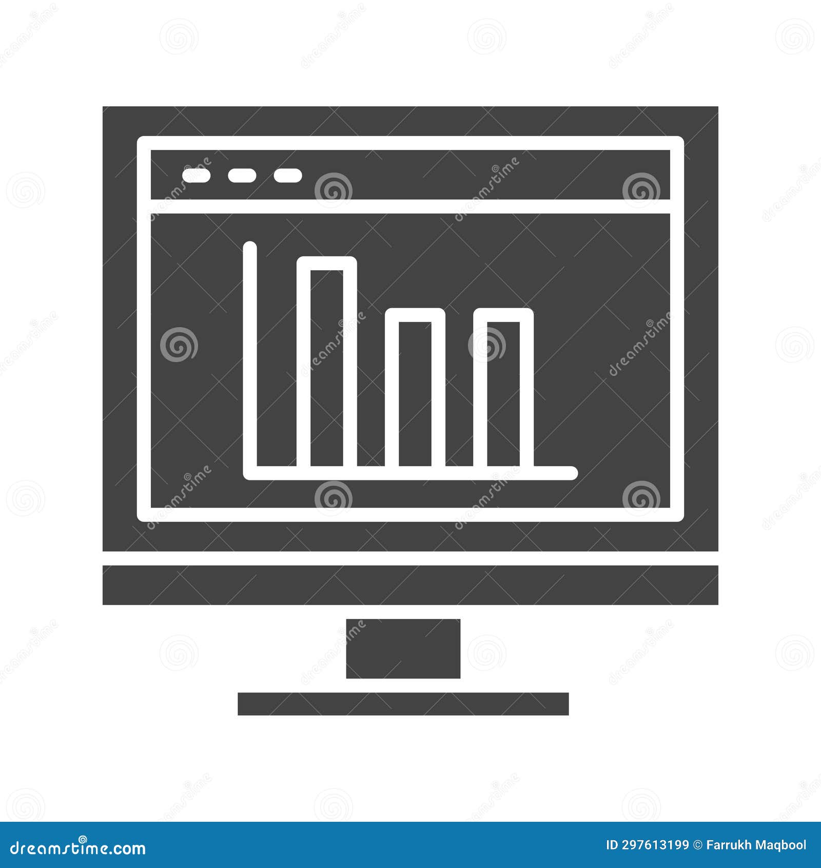 Web Analysis Icon Vector Image. Stock Illustration - Illustration of ...