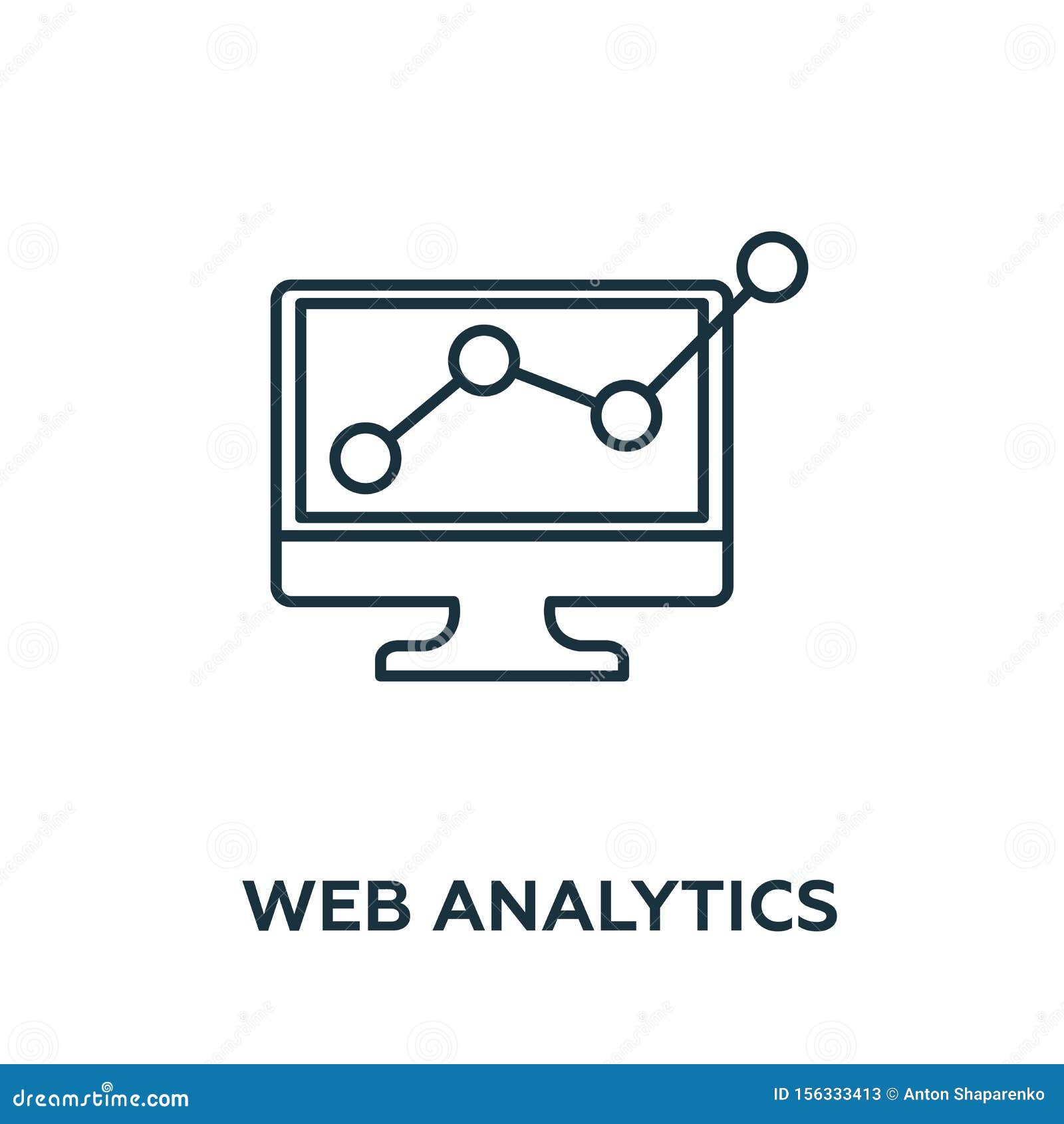 Web Analytics Vector Icon Symbol. Creative Sign from Advertising Icons ... Web Analytics Vector Icon Symbol. Creative Sign from Advertising Icons ...