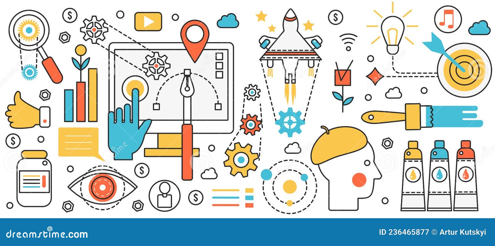 Web App Optimization Business Service, Website Development, Seo and Digital Marketing Stock ...