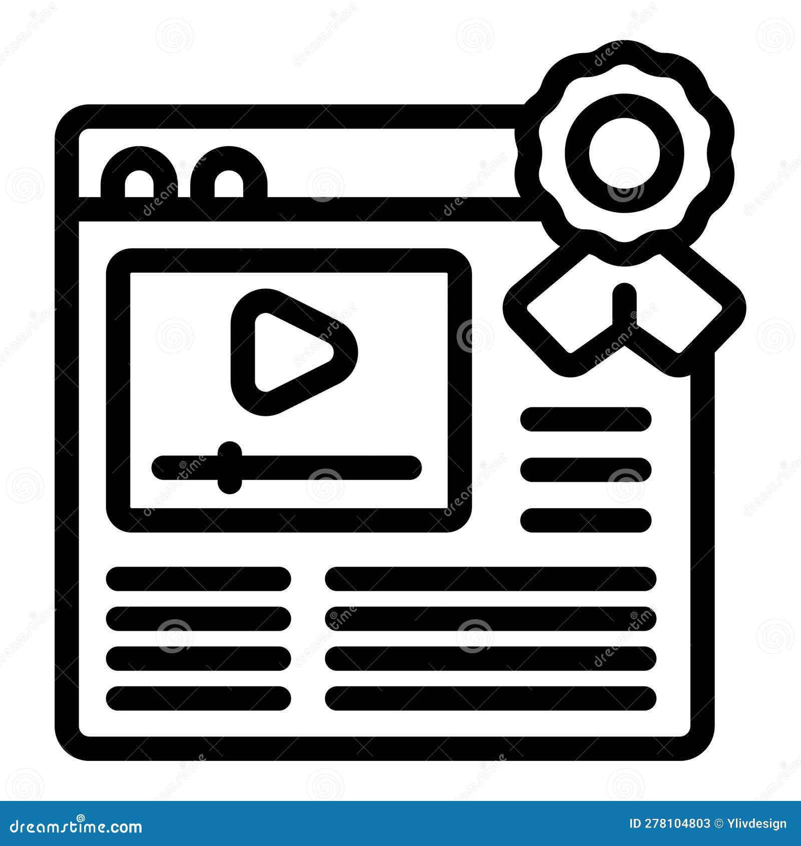 Web App Project Icon Outline Vector. Creative App Stock Vector ...