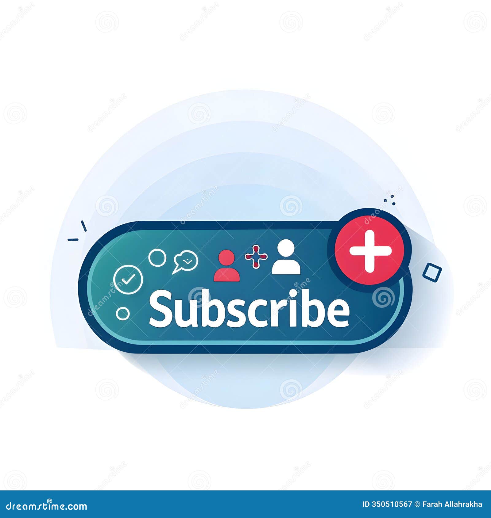A Web and App Subscribe Button, Designed To Encourage Users To Follow ...